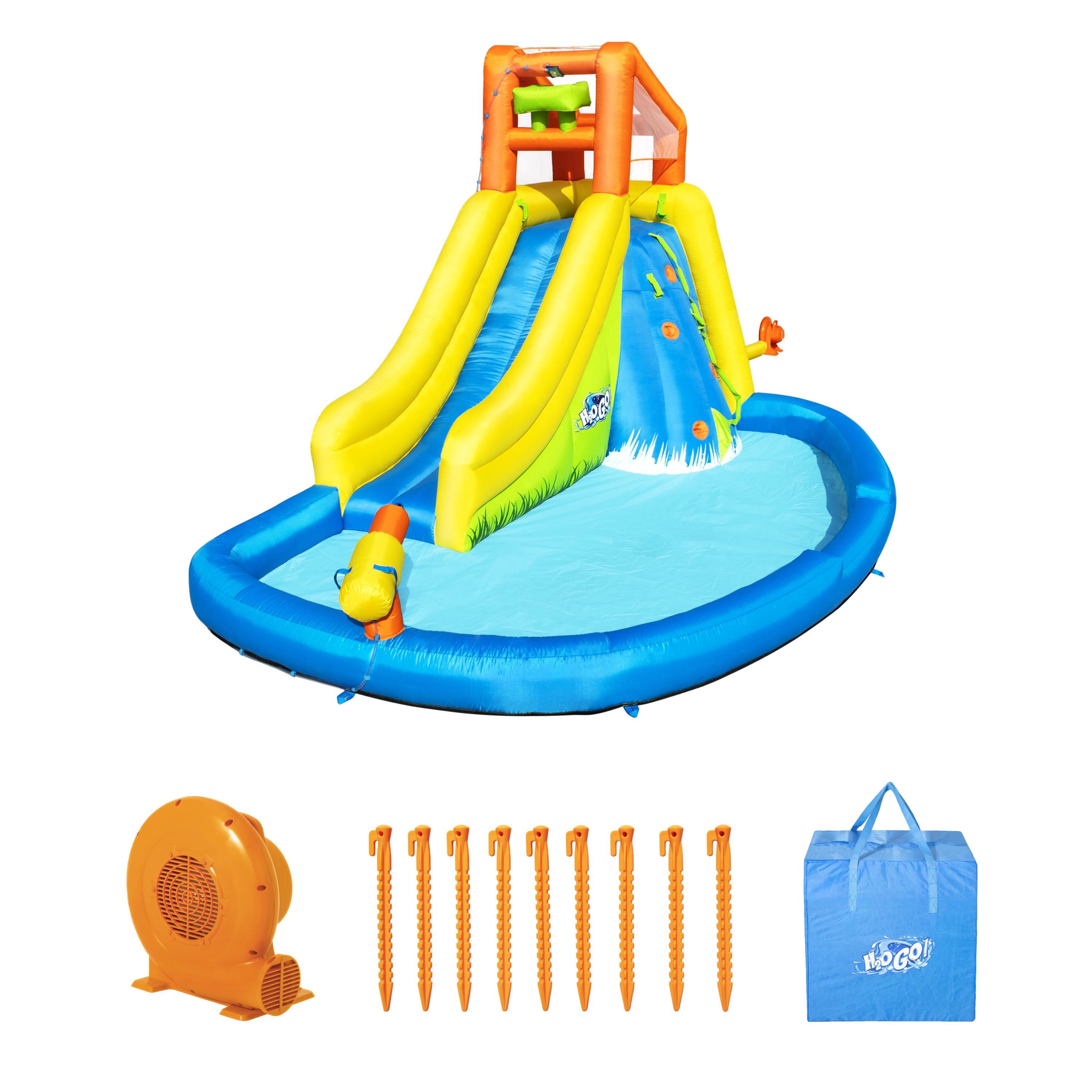 Buy Bestway H2OGO Multicolour Large Mount splashmore PVC Water park ...