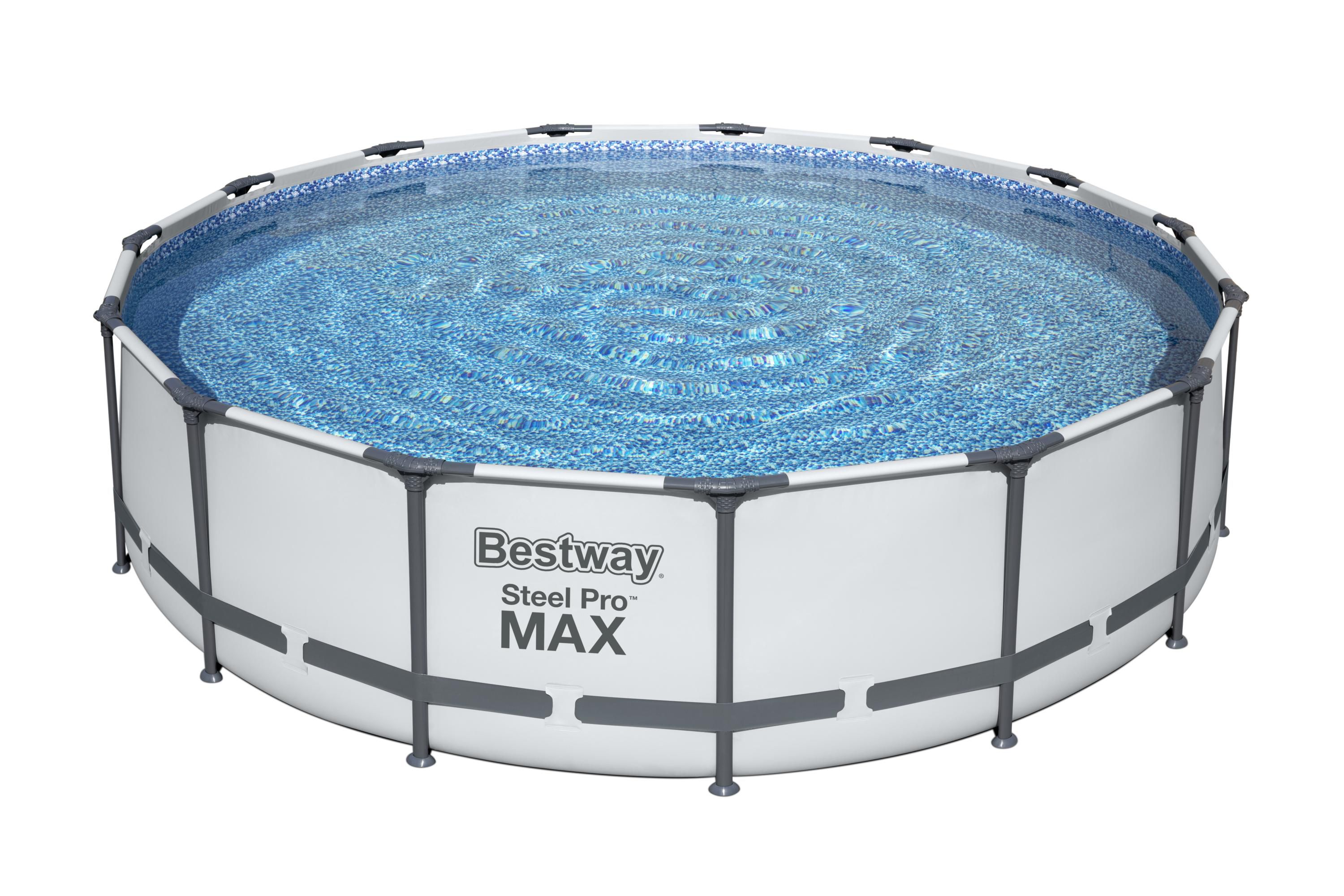Bestway Pro max Polyvinyl chloride (PVC) Pool (W) 4.57m x (L) 4.57m ...