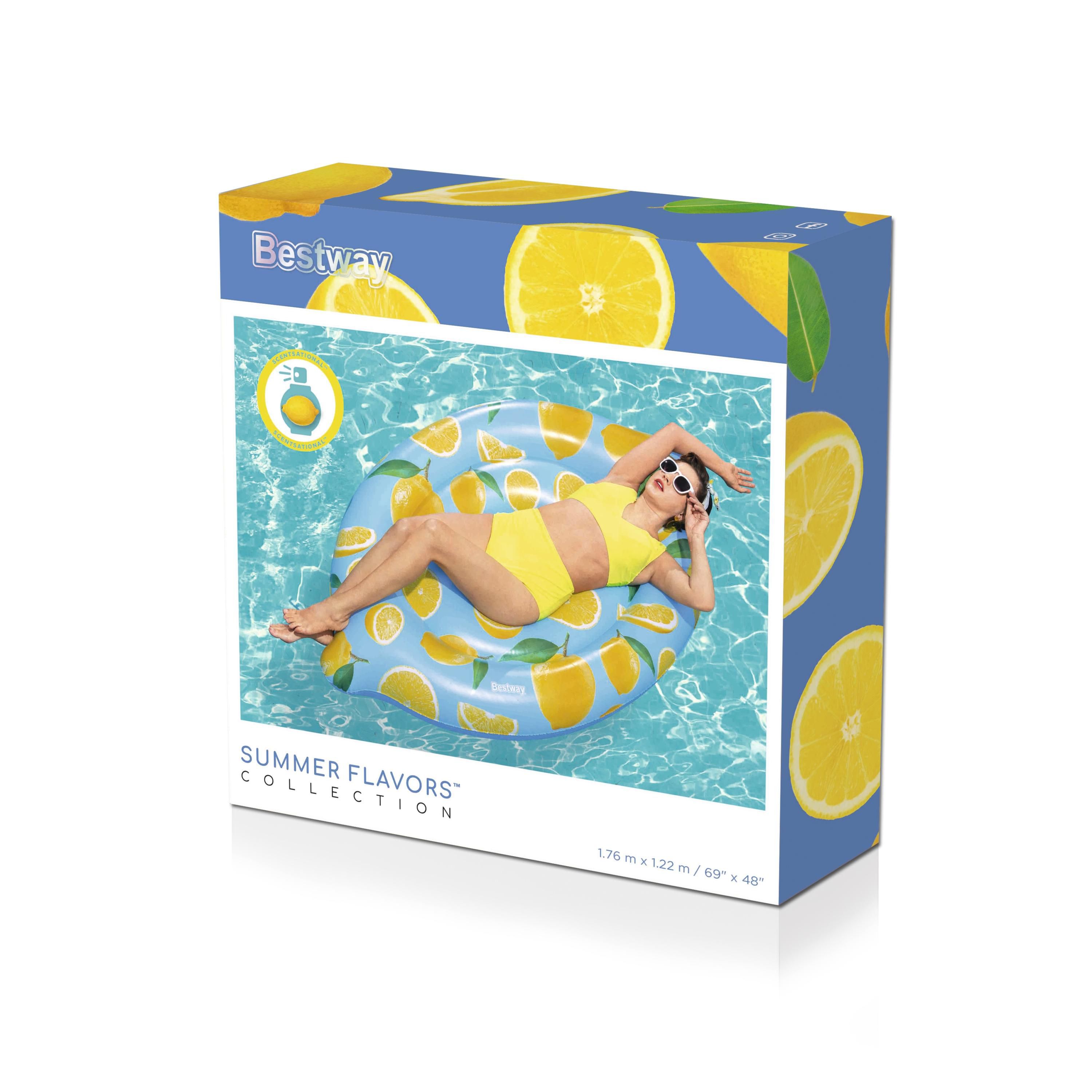 Bestway Scentsational Multicolour Lemon Inflatable rider | DIY at B&Q