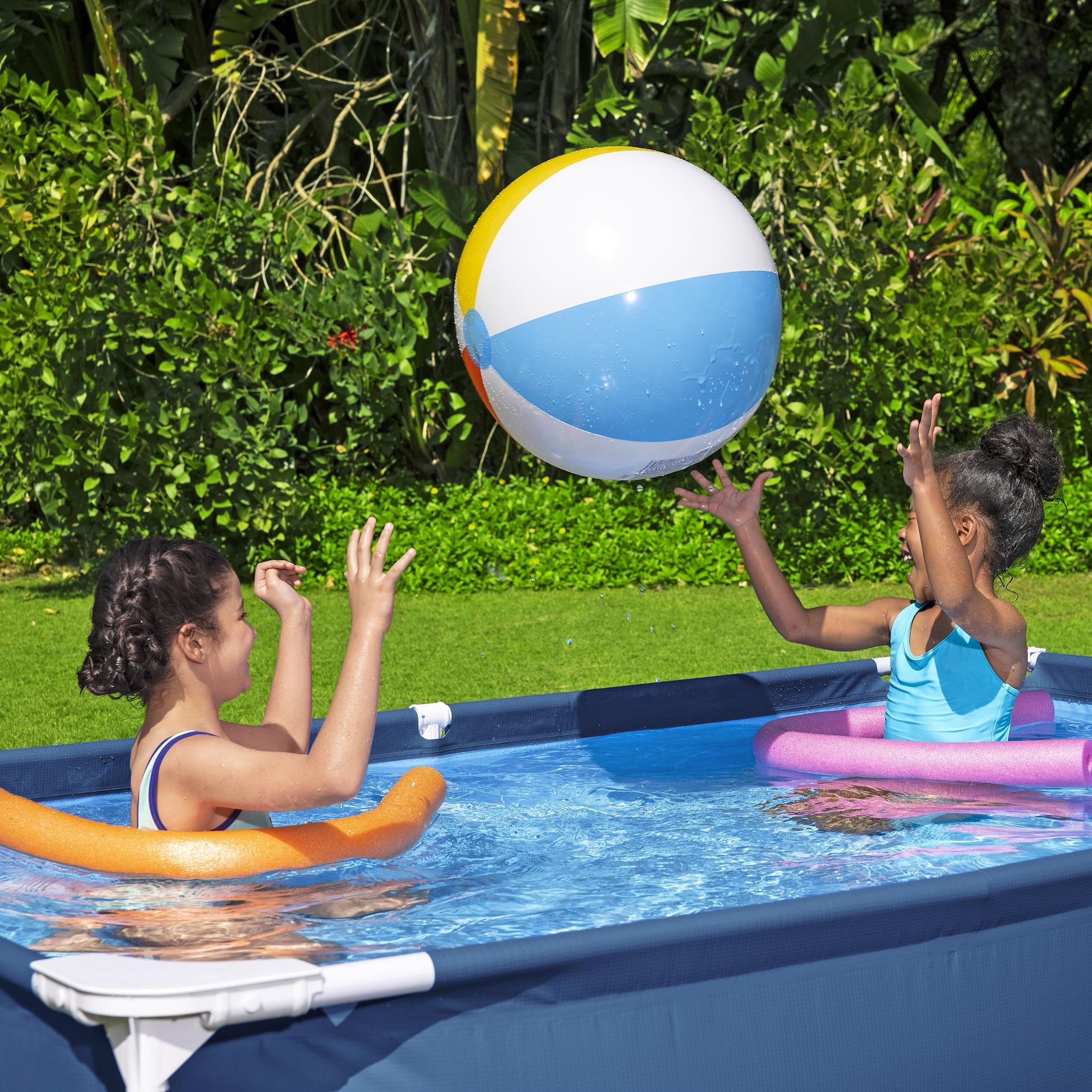 Bestway Steel Pro Plain Metal Pool (W)1.5m x (L) 2.21m