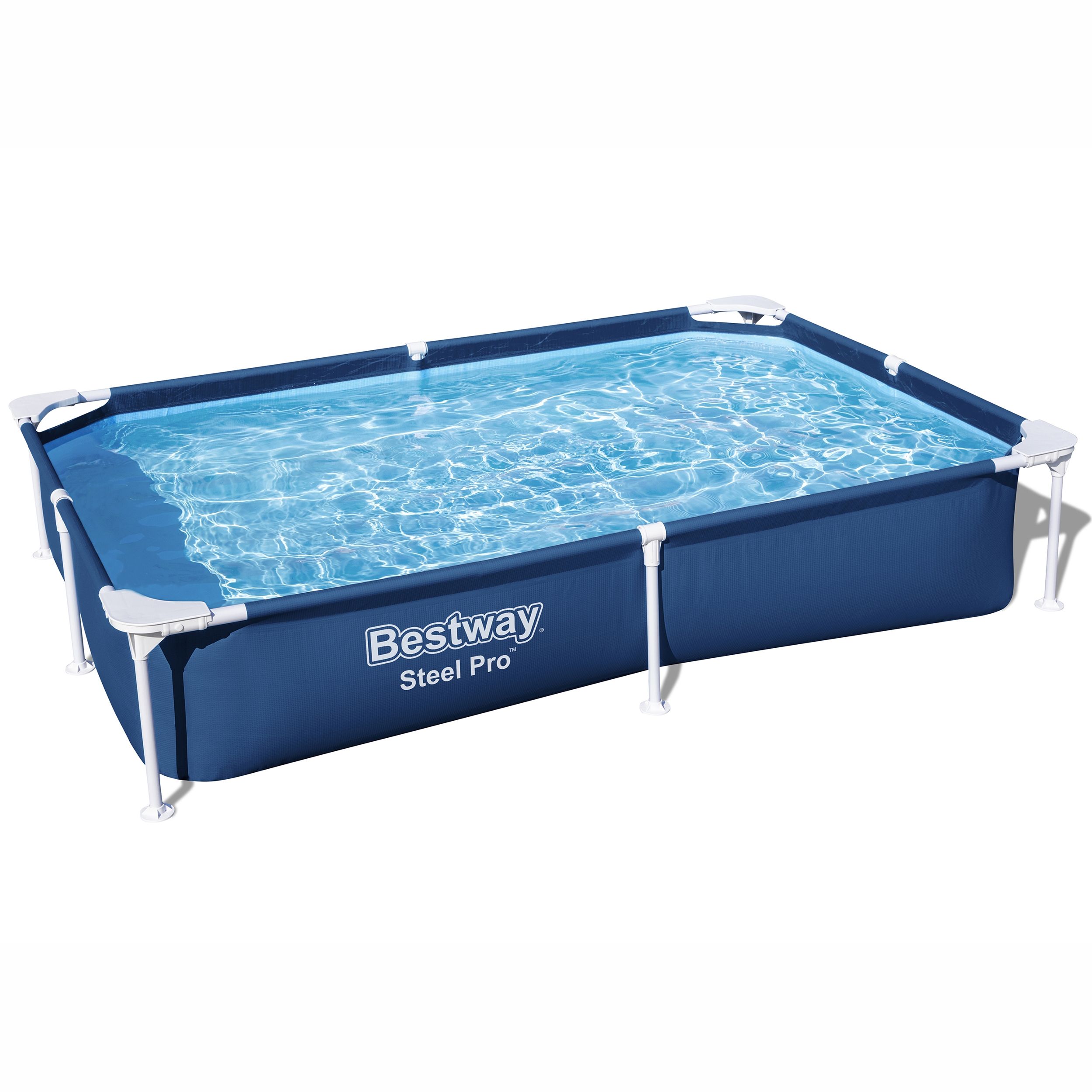 Bestway Steel Pro® Plain Metal Pool (W) 1.5m x (L) 2.21m