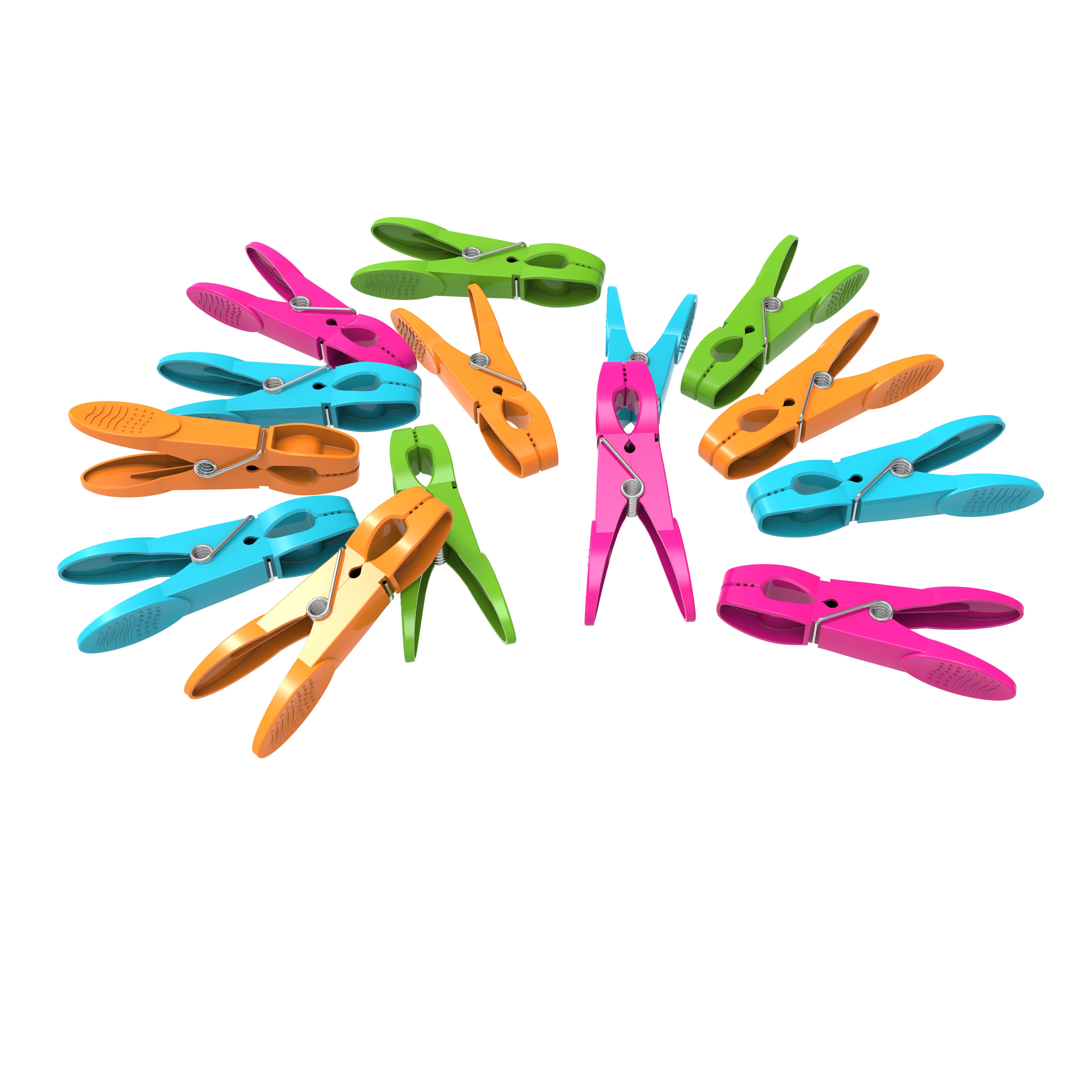 BetterDri Plastic Clothes pegs, Pack of 100