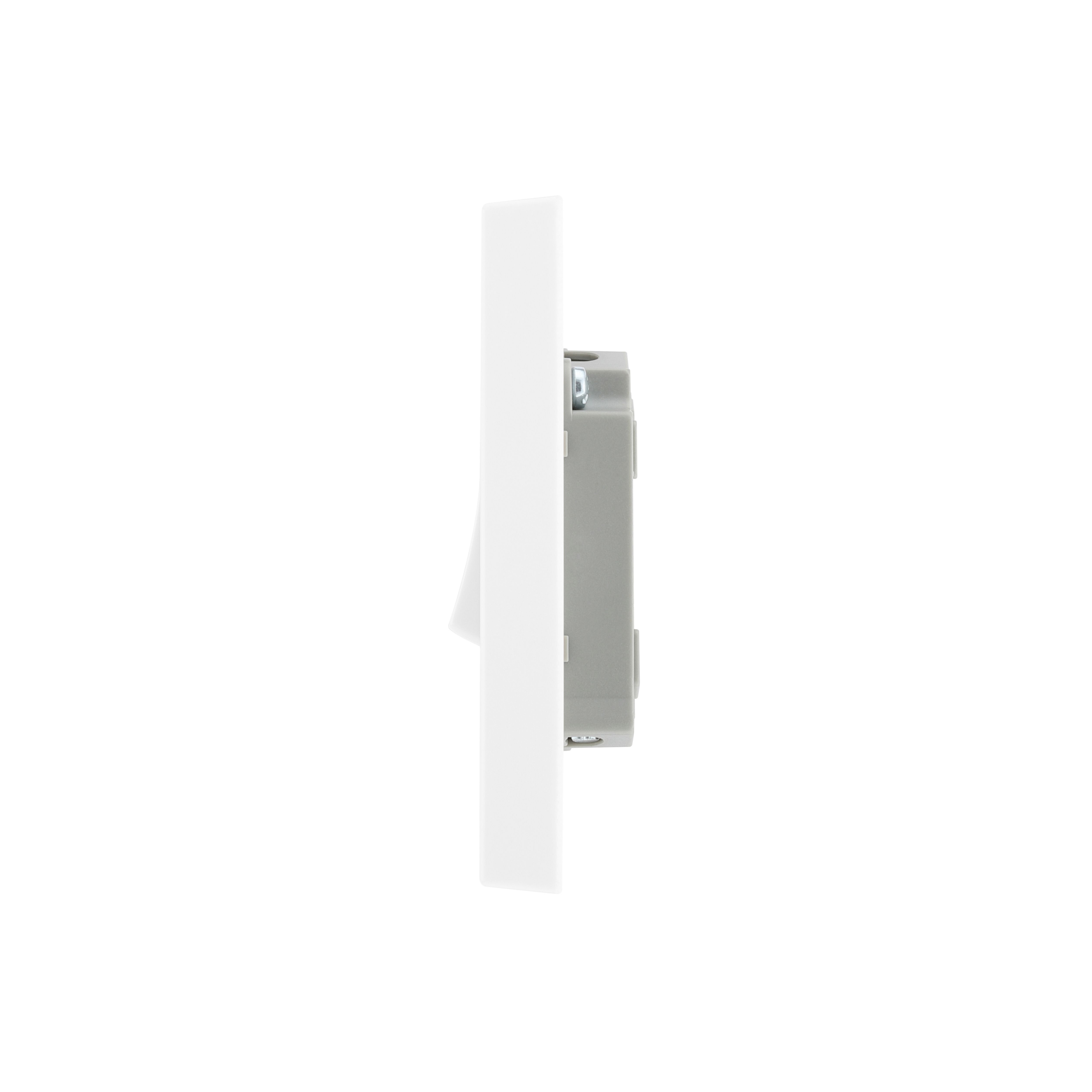 BG 16A 2 way 2 gang Light switch Gloss White