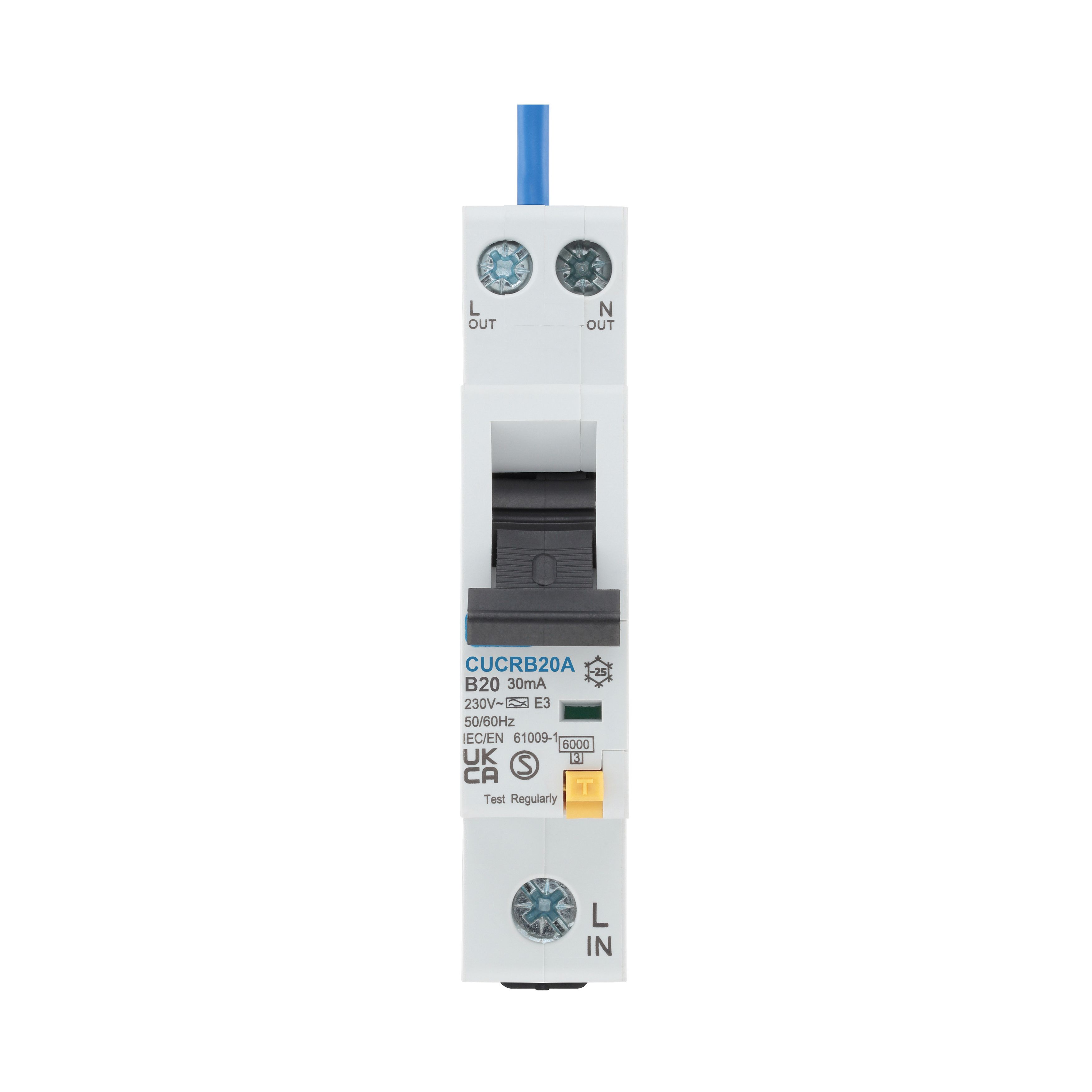 BG Fortress CUCRB20A/EC-BD 20A Type A RCBO