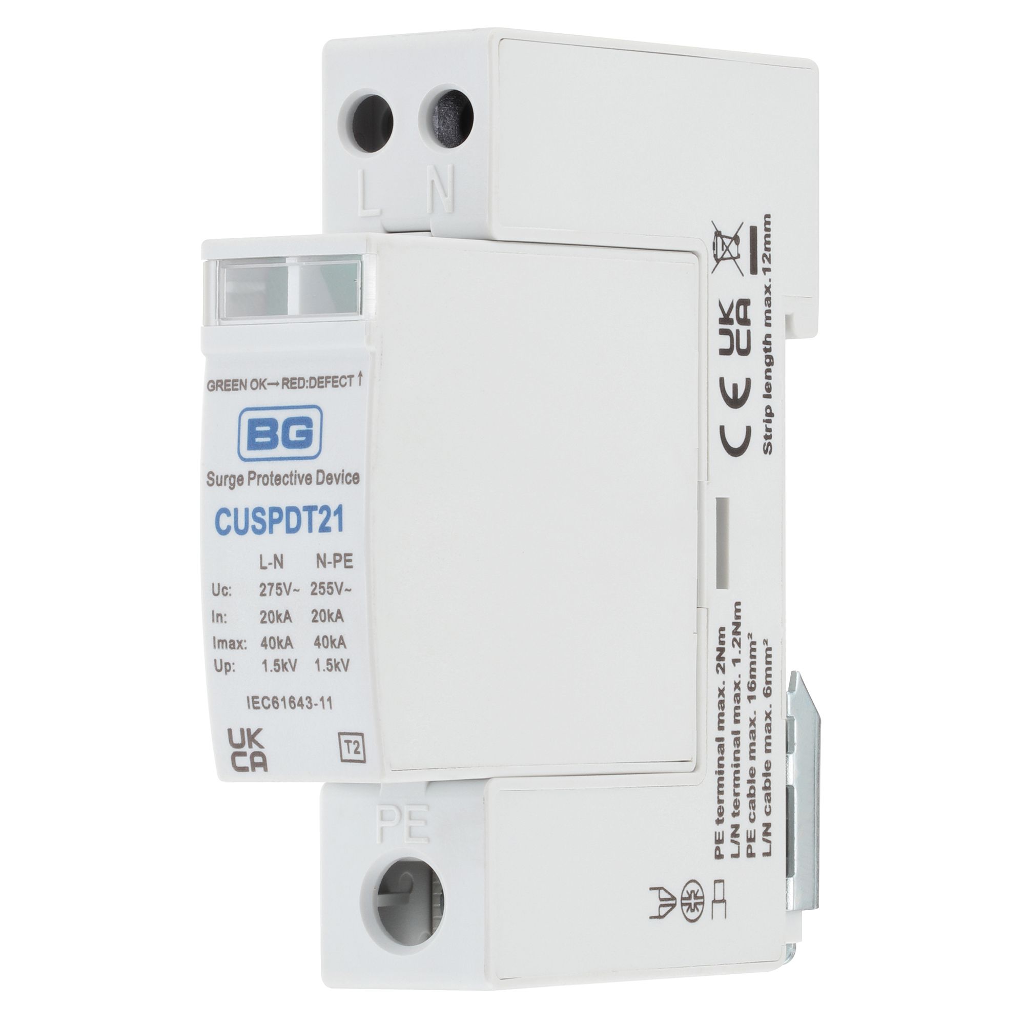 BG Type 2 Surge protection device