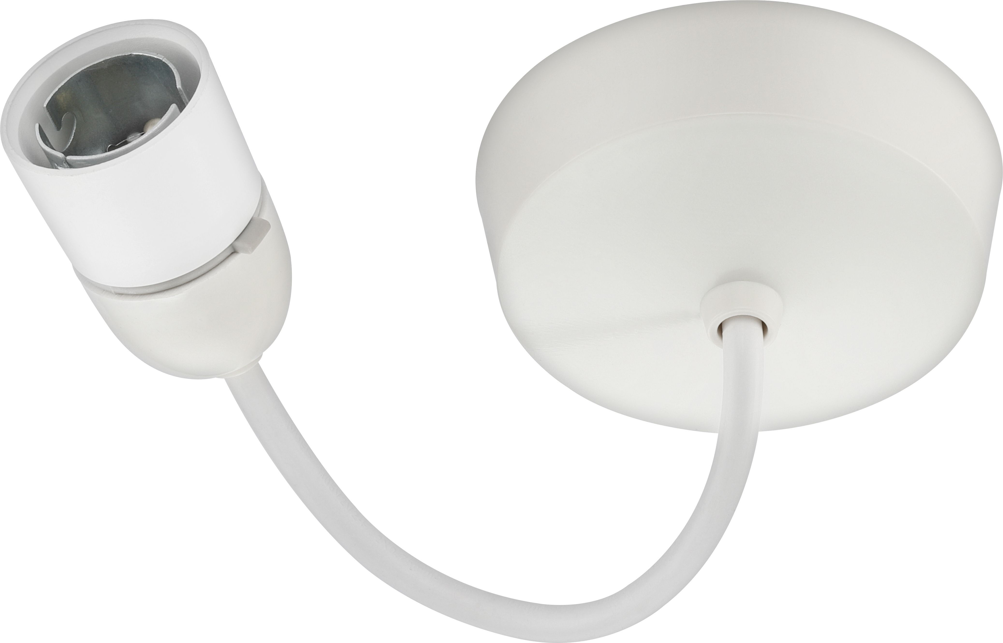 BG White B22 Light pendant set (L)0.15m, Pack of 5