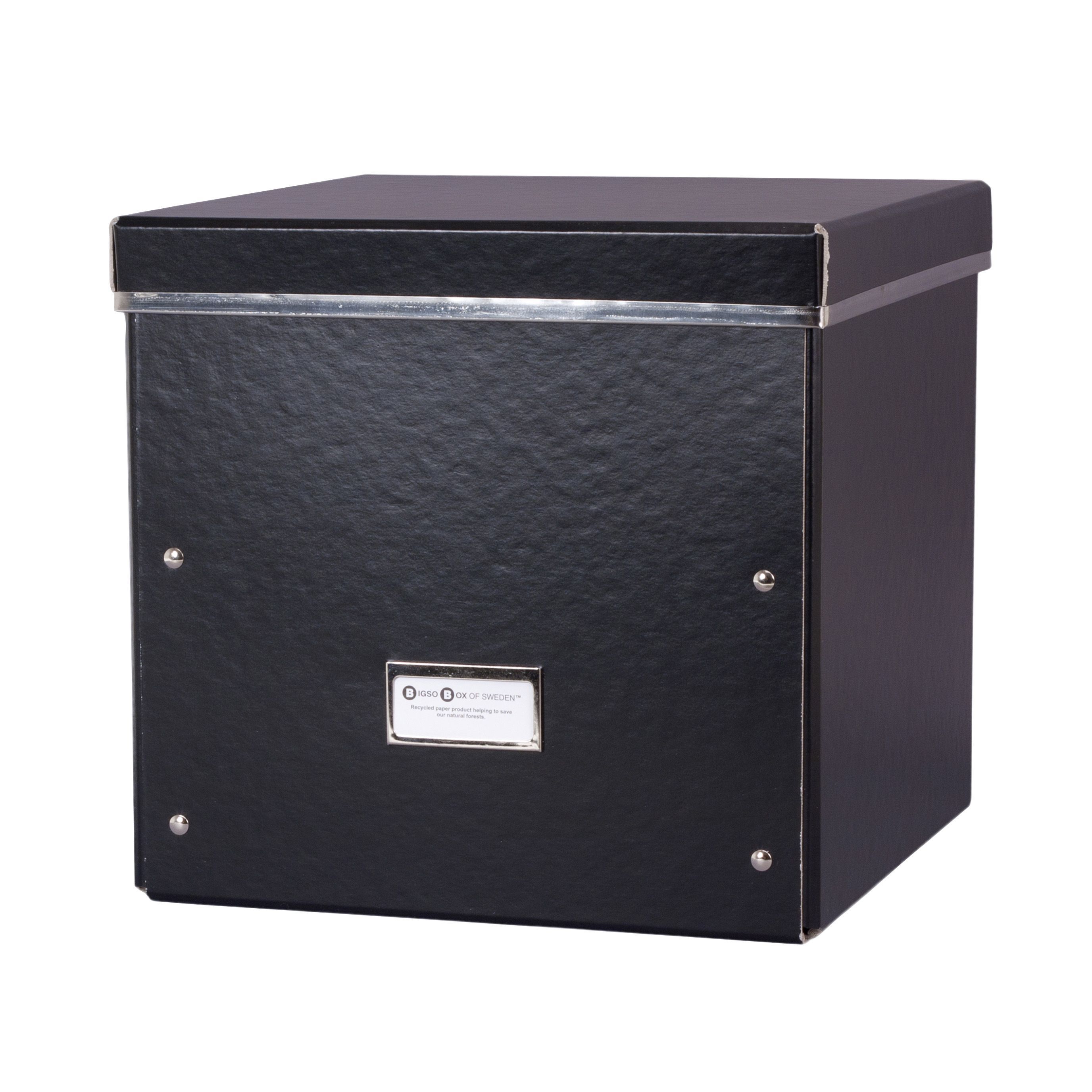 Bigso Box Black Storage box | DIY at B&Q