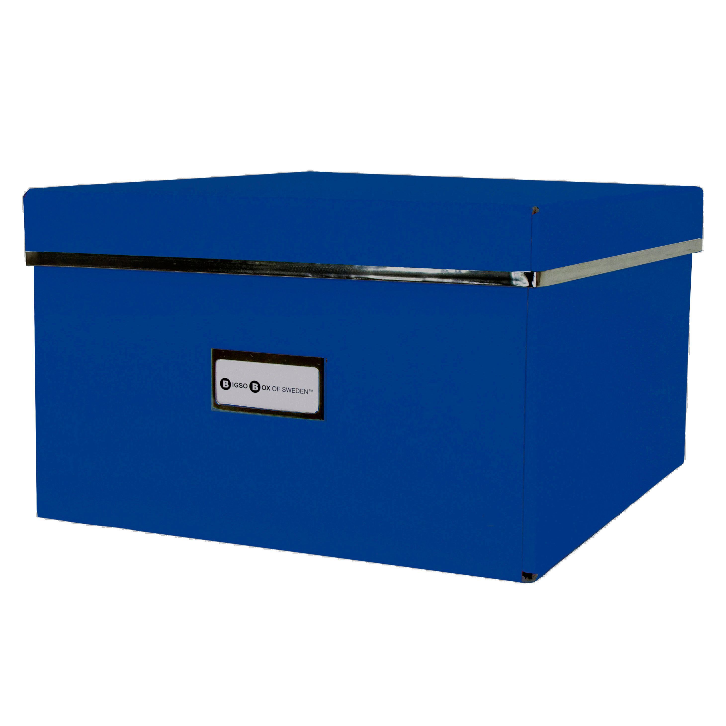 Bigso Box Blue Storage box | DIY at B&Q