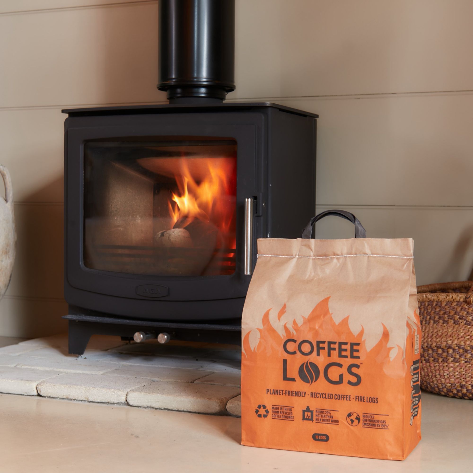 bio-bean Coffee log, Pack of 16