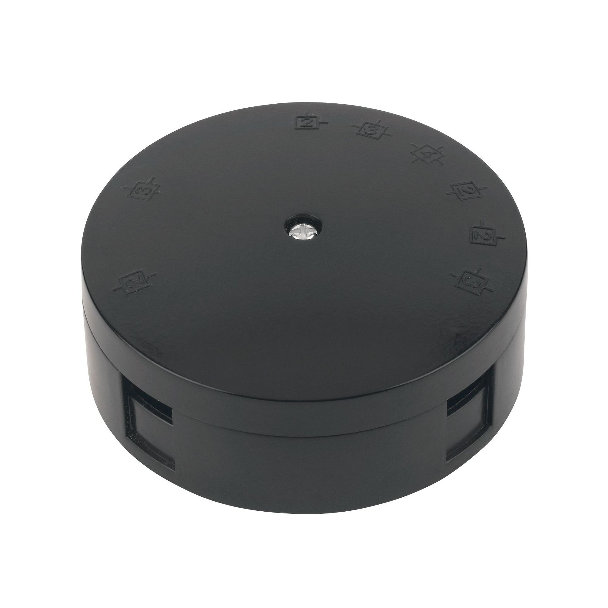 Black 20A 1 way 4-terminal Junction box at B&Q