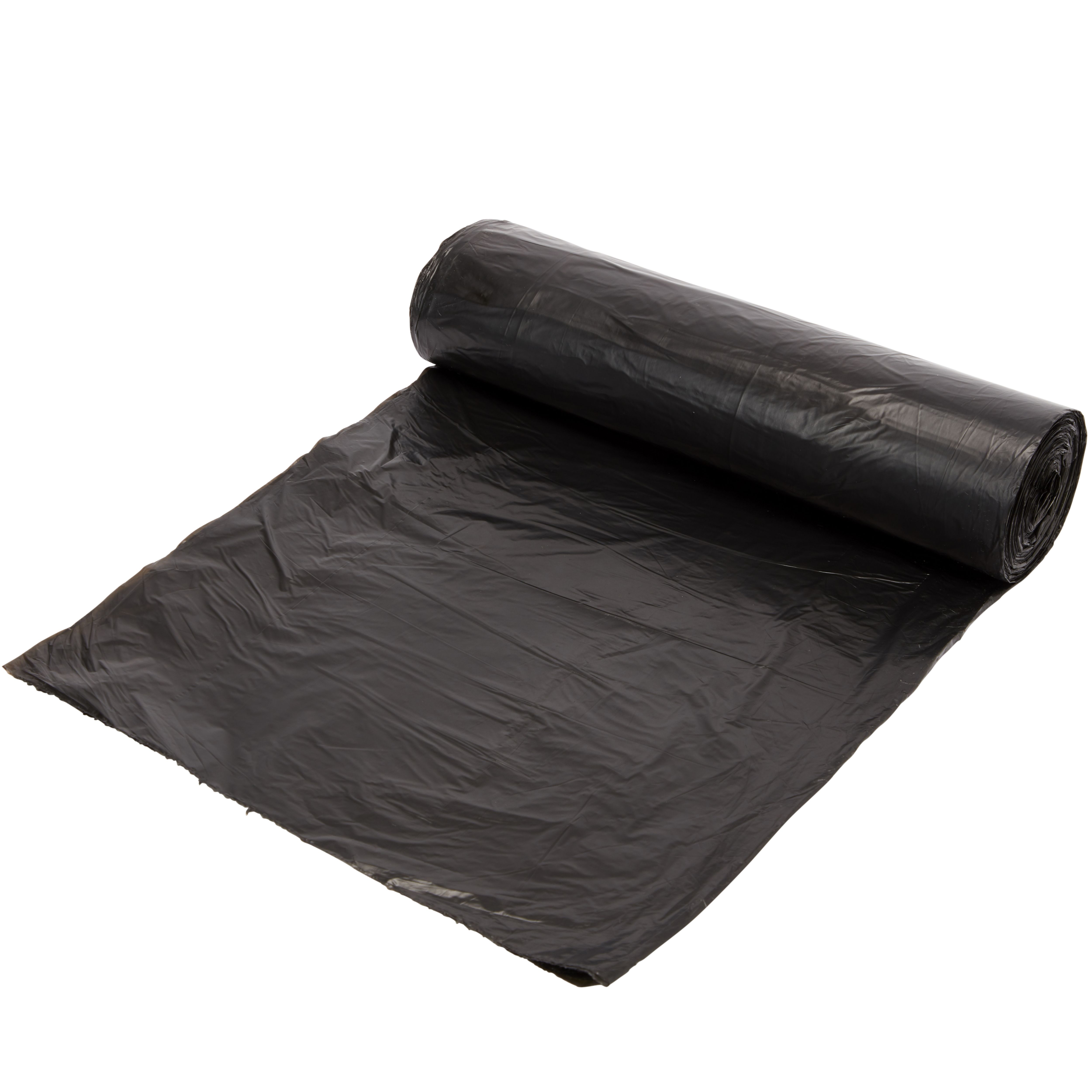 Black 240L Bin bag, Pack of 20