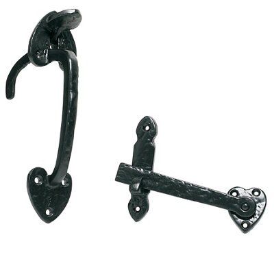 Black Gate latch | DIY at B&Q