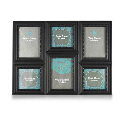 Black Multi aperture Multi Picture frame (H)33.6cm x (W)43.5cm | DIY at B&Q