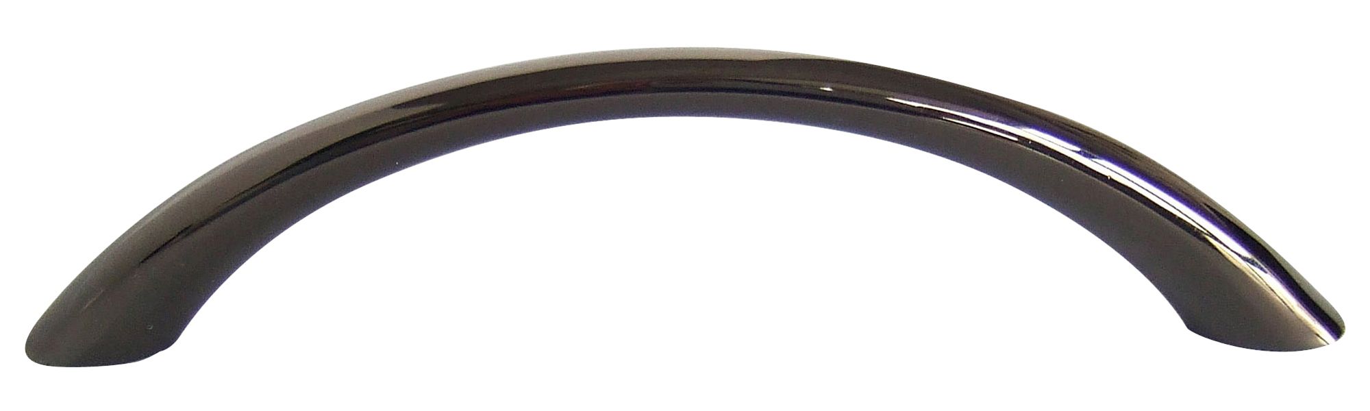Black Nickel effect Bow Furniture Handle (L)96mm, Pack of 6 | DIY at B&Q