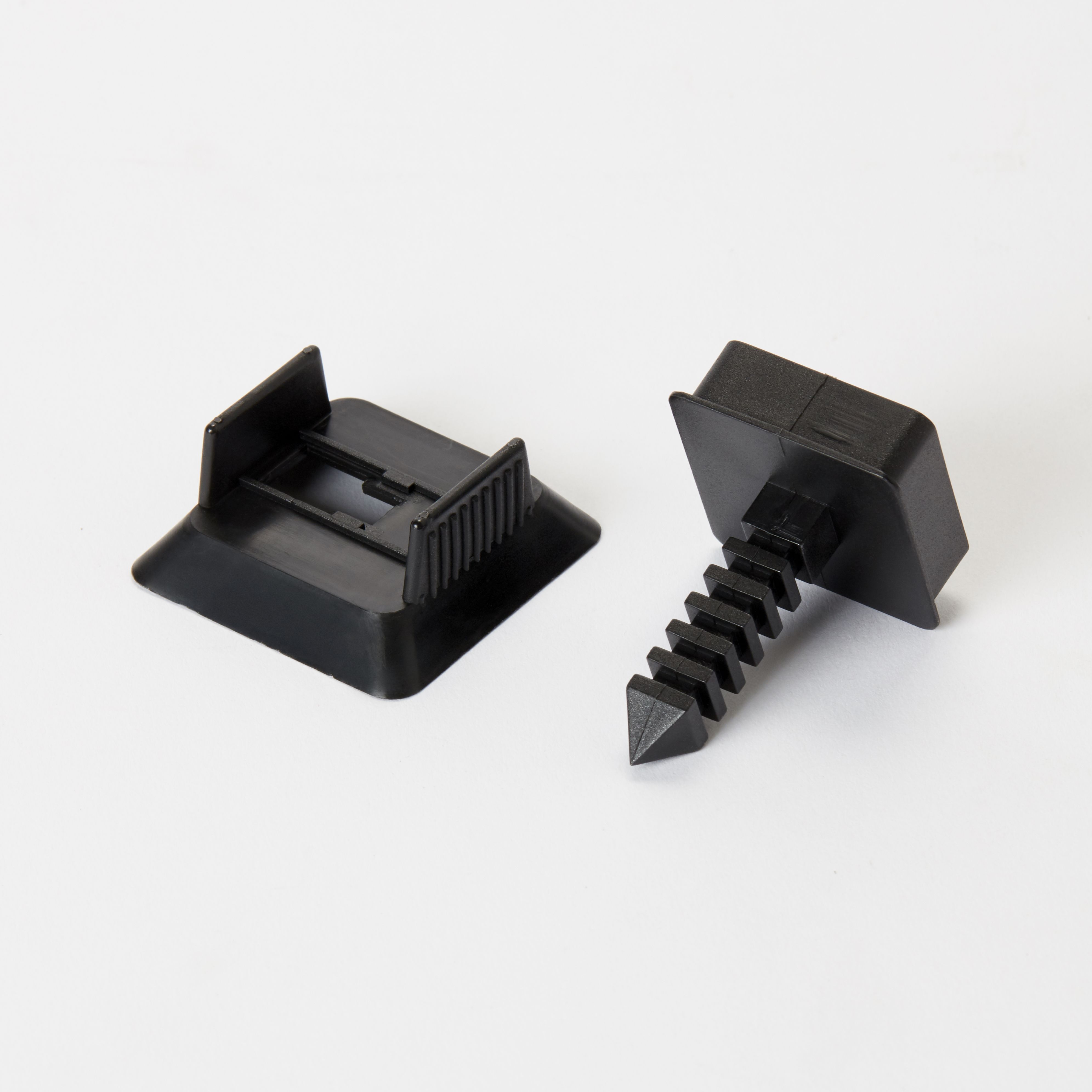 Black Tarpaulin eyelet clamp, Pack of 8