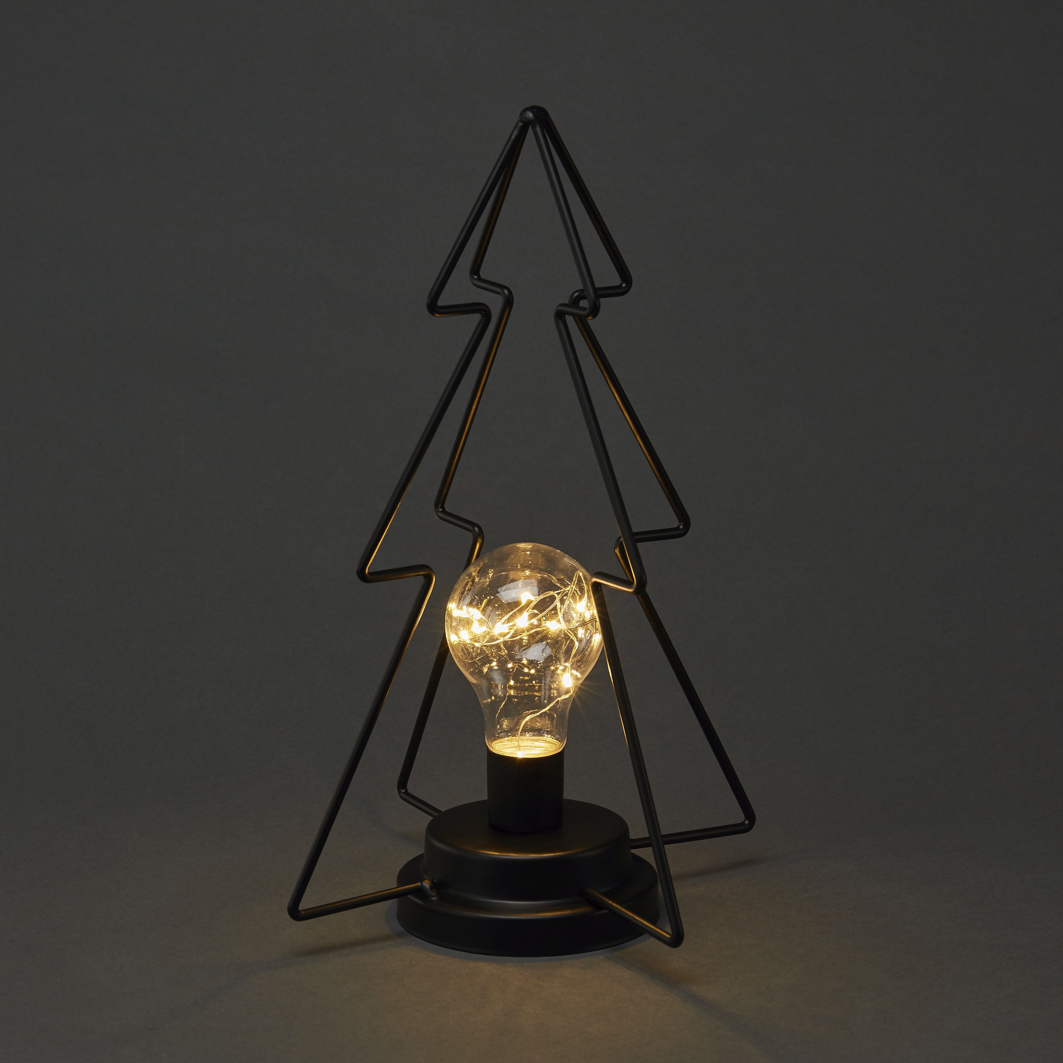 Black Trees LED Electrical christmas decoration | DIY at B&Q