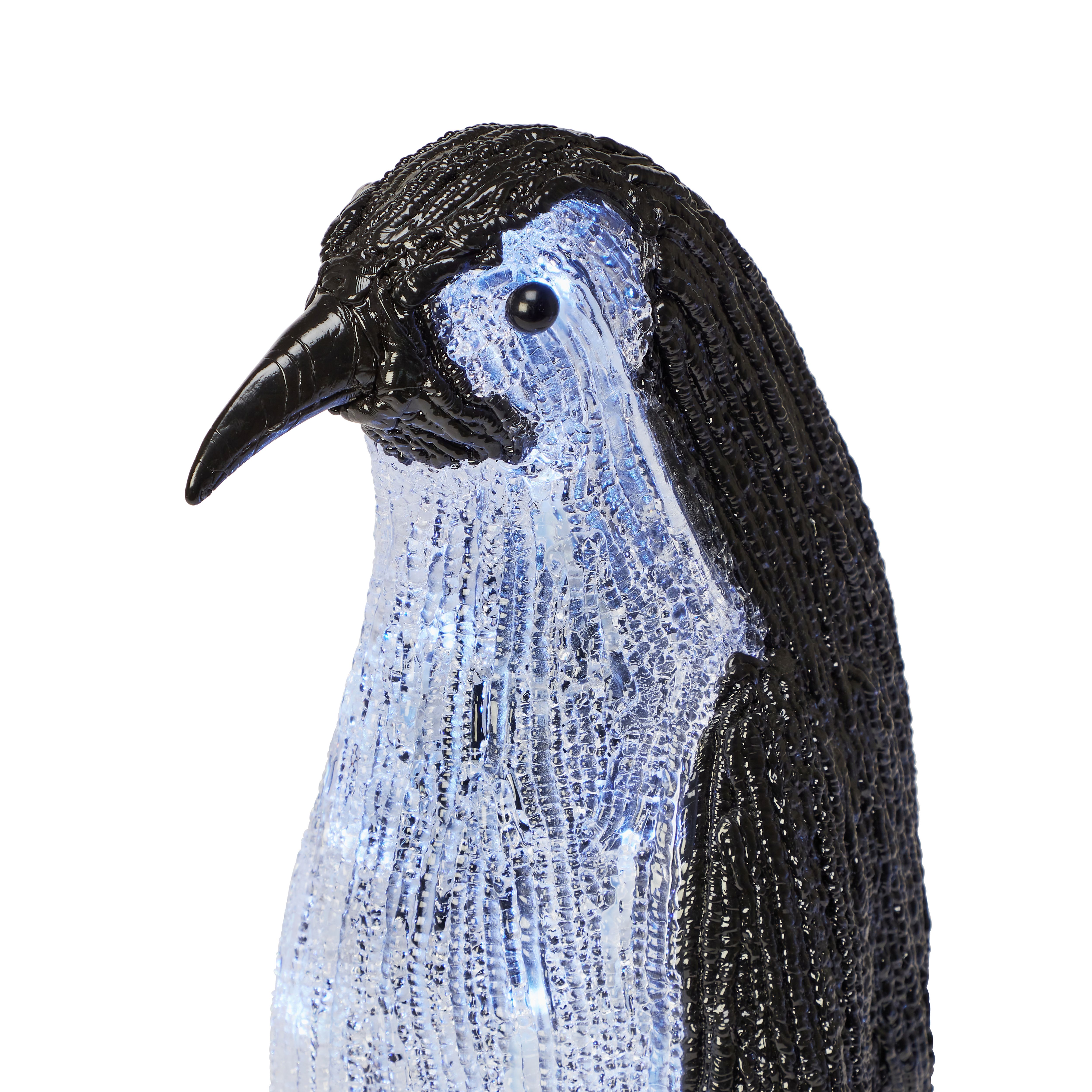 Black & White Mama & Baby Penguin LED Electrical christmas decoration ...