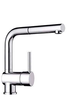 Blanco Mixa Chrome effect Kitchen Pull-out Tap | DIY at B&Q