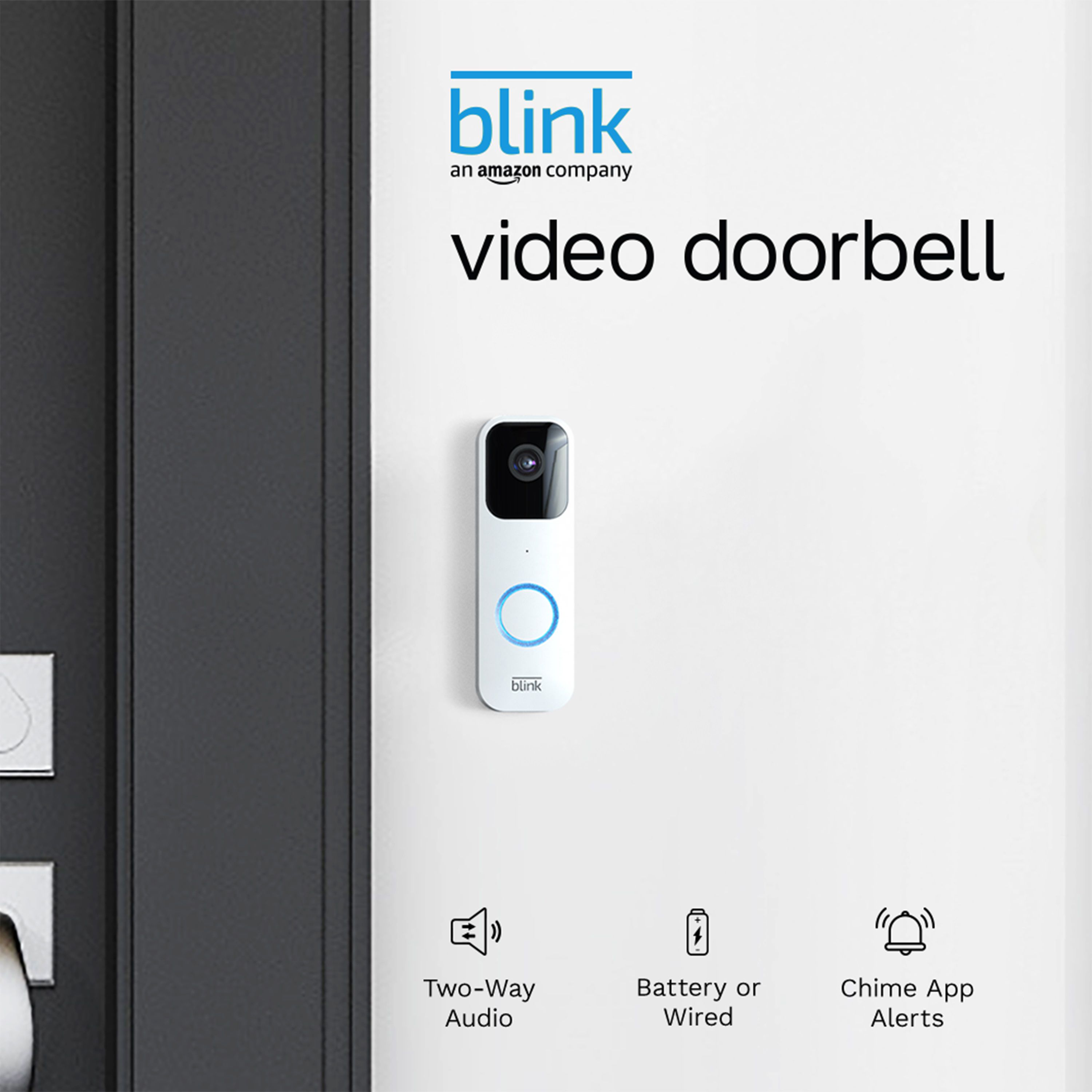 Blink White Wireless Video doorbell