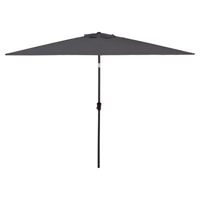 Blooma Adelaide (W) 1.97m (H) 2.49m Dark grey Cantilever parasol | DIY ...