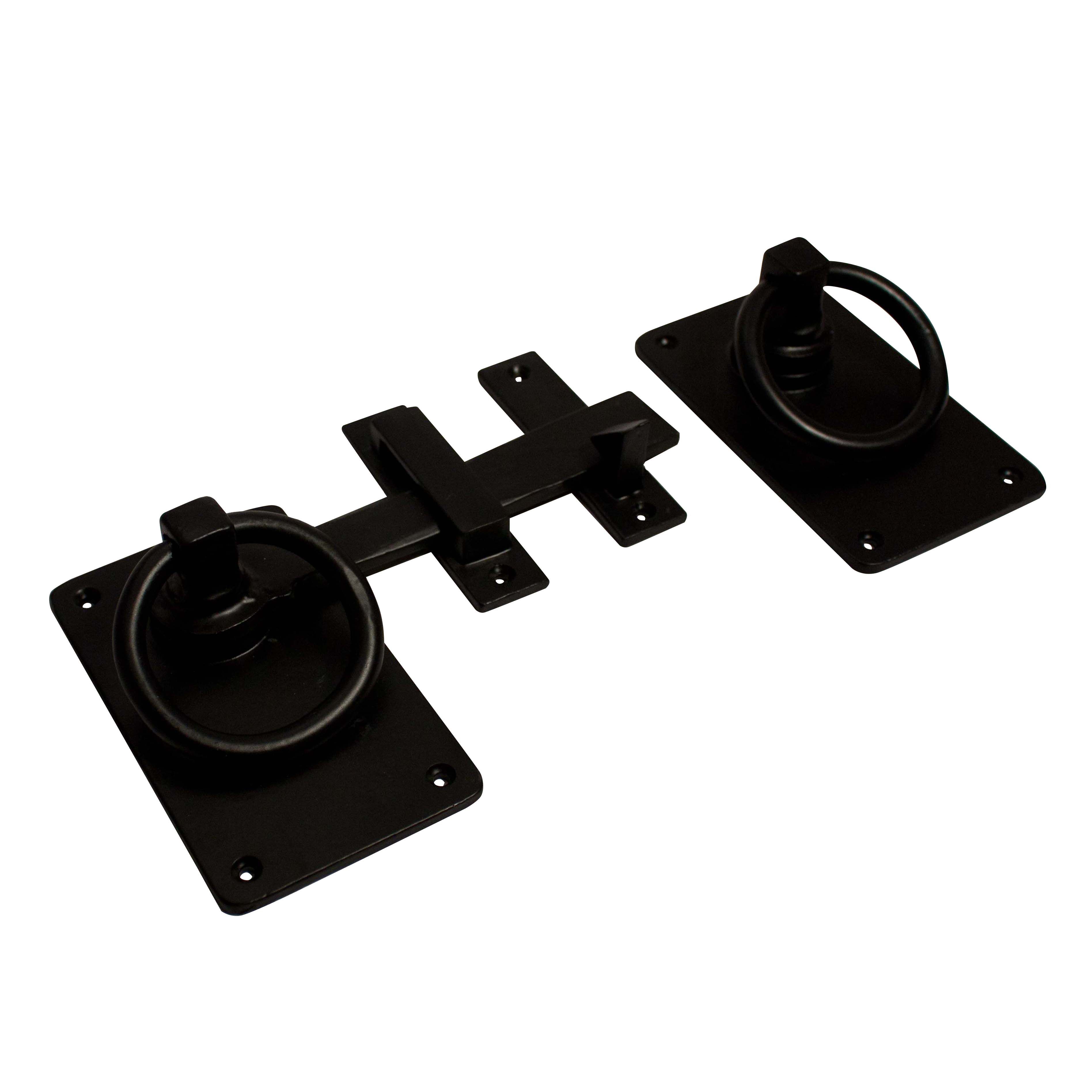 Blooma Antique effect Cast iron Ring gate latch, (L)152mm | DIY at B&Q