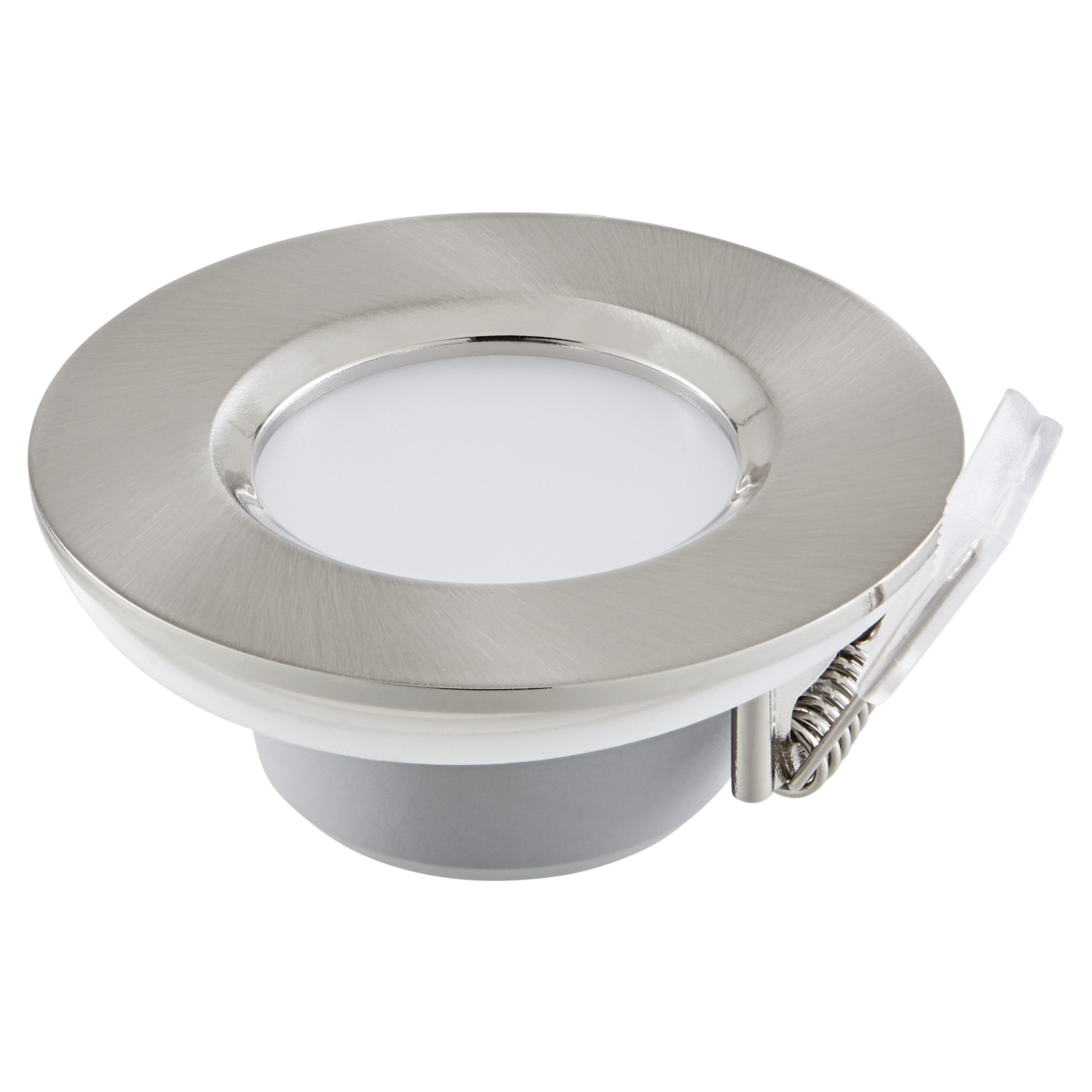 Blooma Boze Silver effect Mains-powered LED Outdoor Wall light 345lm ...