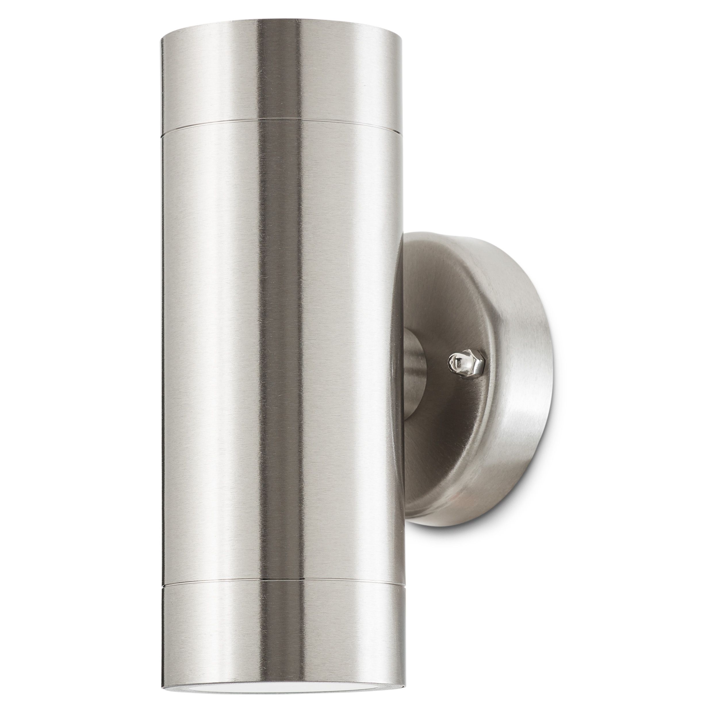 Blooma Candiac Silver effect Mains-powered LED Outdoor Wall light 760lm