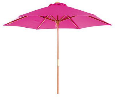 BLOOMA CAPRI 2M ROUND PARASOL PINK