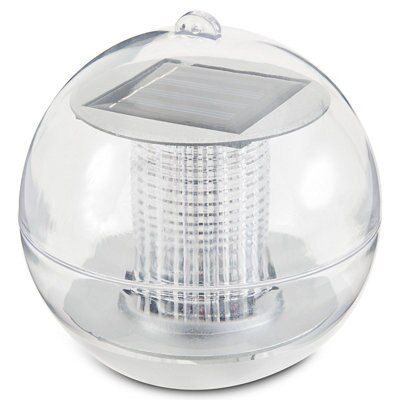 Blooma Clear Ball Solar-powered LED Decorative light | DIY at B&Q