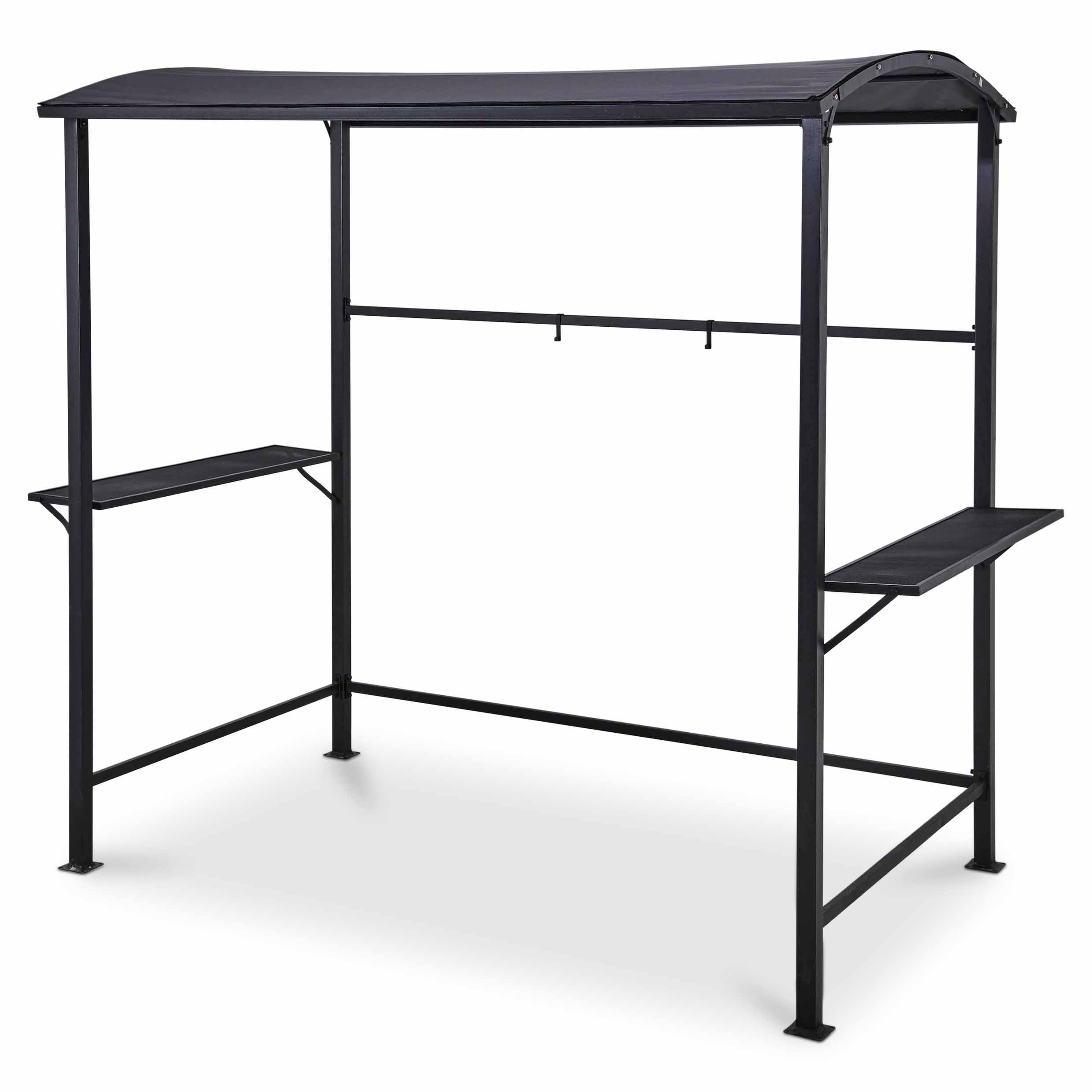 Blooma Coburg Grey Steel Barbecue shelter 2.1m(H) 2.47m(W) | DIY at B&Q