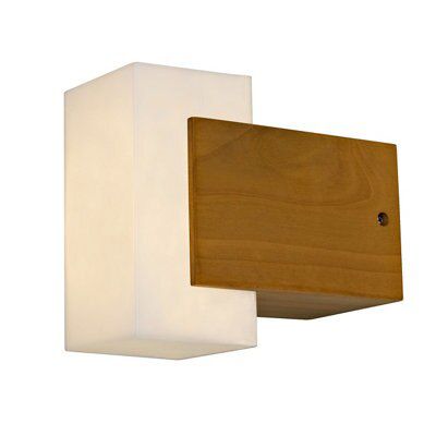 Blooma Conon Natural Mains-powered LED Outdoor Wall light at B&Q