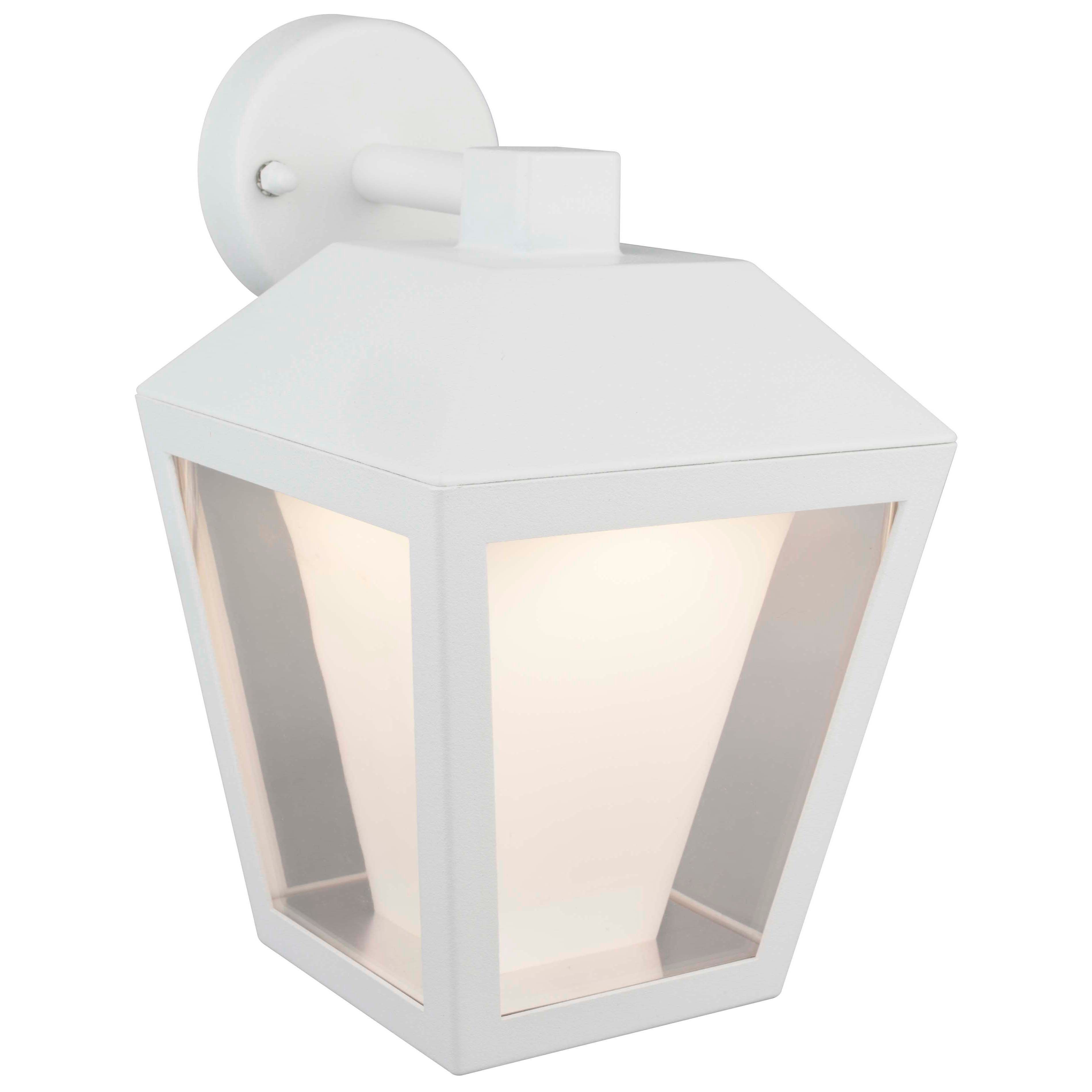 Blooma Dalton White Mains-powered LED Outdoor Wall light 460lm | DIY at B&Q