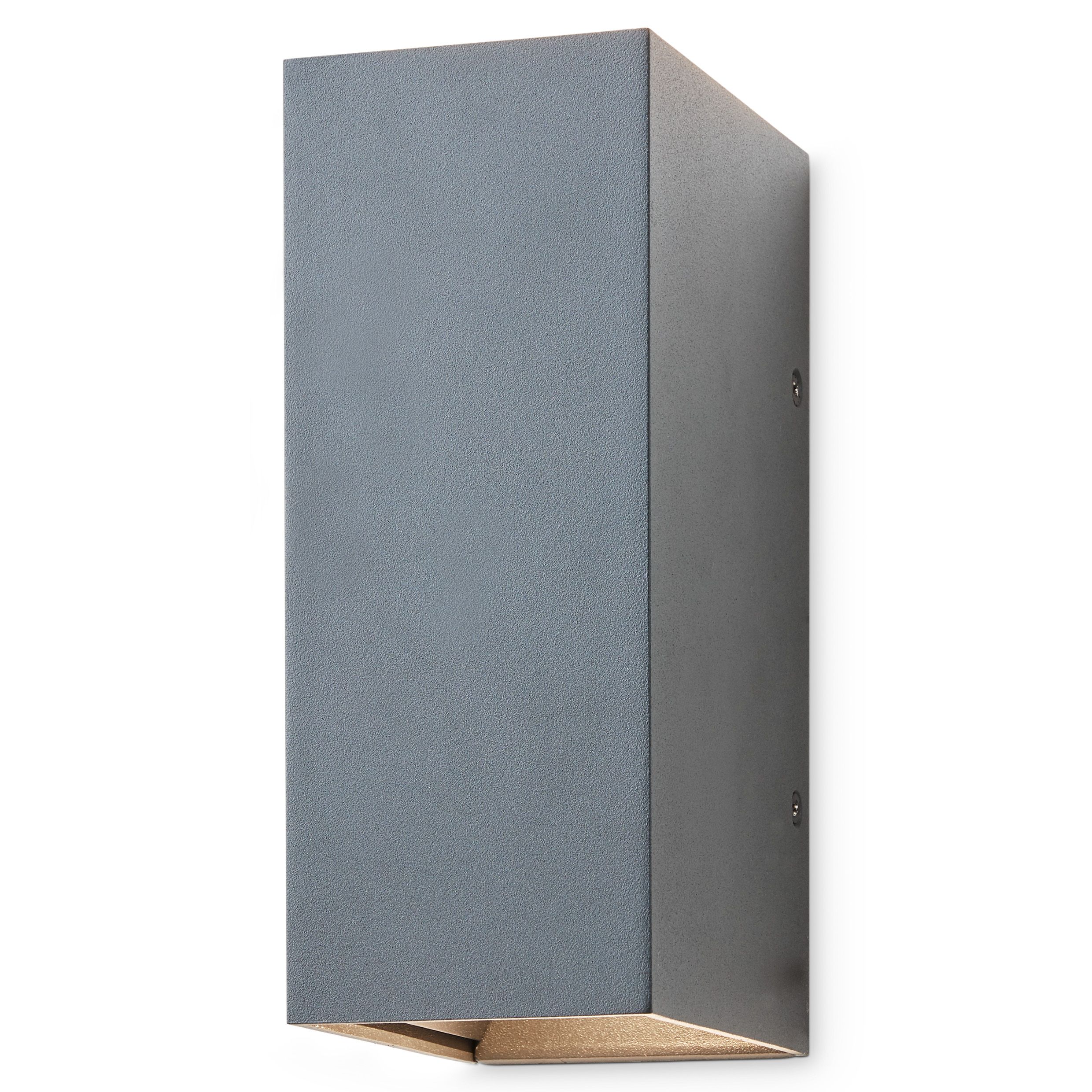 Blooma Edna Matt Charcoal grey Mains-powered LED Outdoor Wall light 712lm