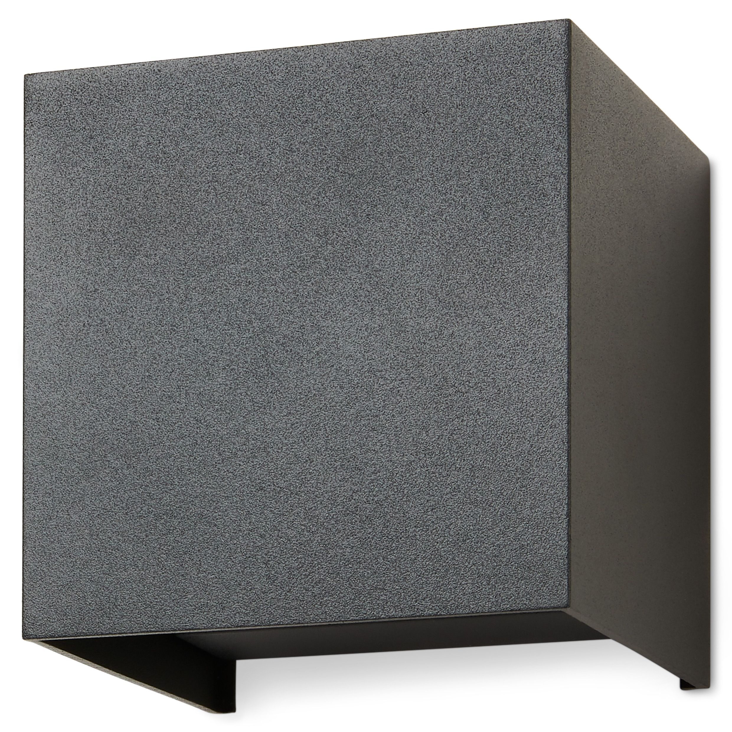 Blooma Edna Matt Charcoal grey Mains-powered LED Outdoor Wall light 814lm
