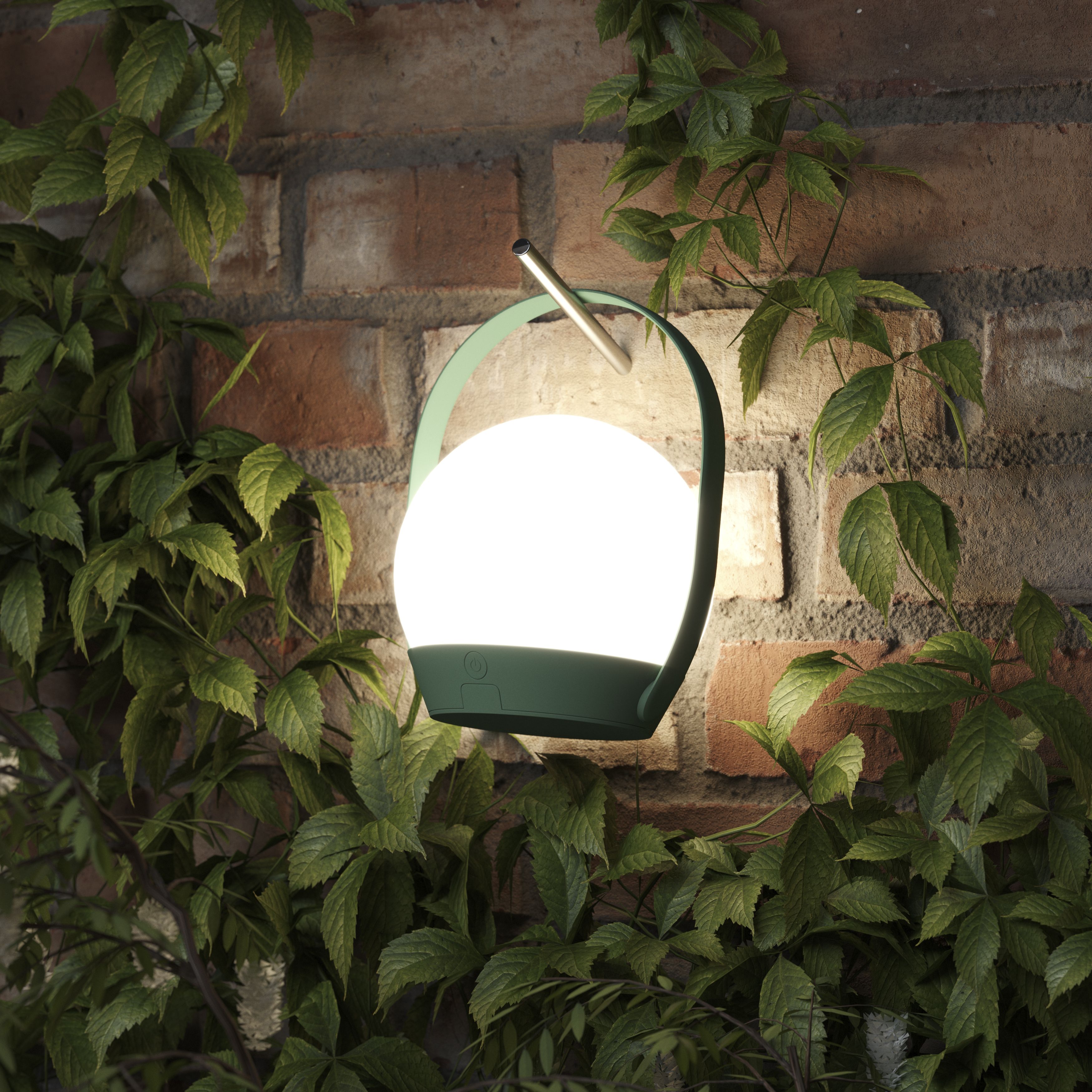 Blooma Elvira Green Battery-powered Neutral white LED Indoor & outdoor ...