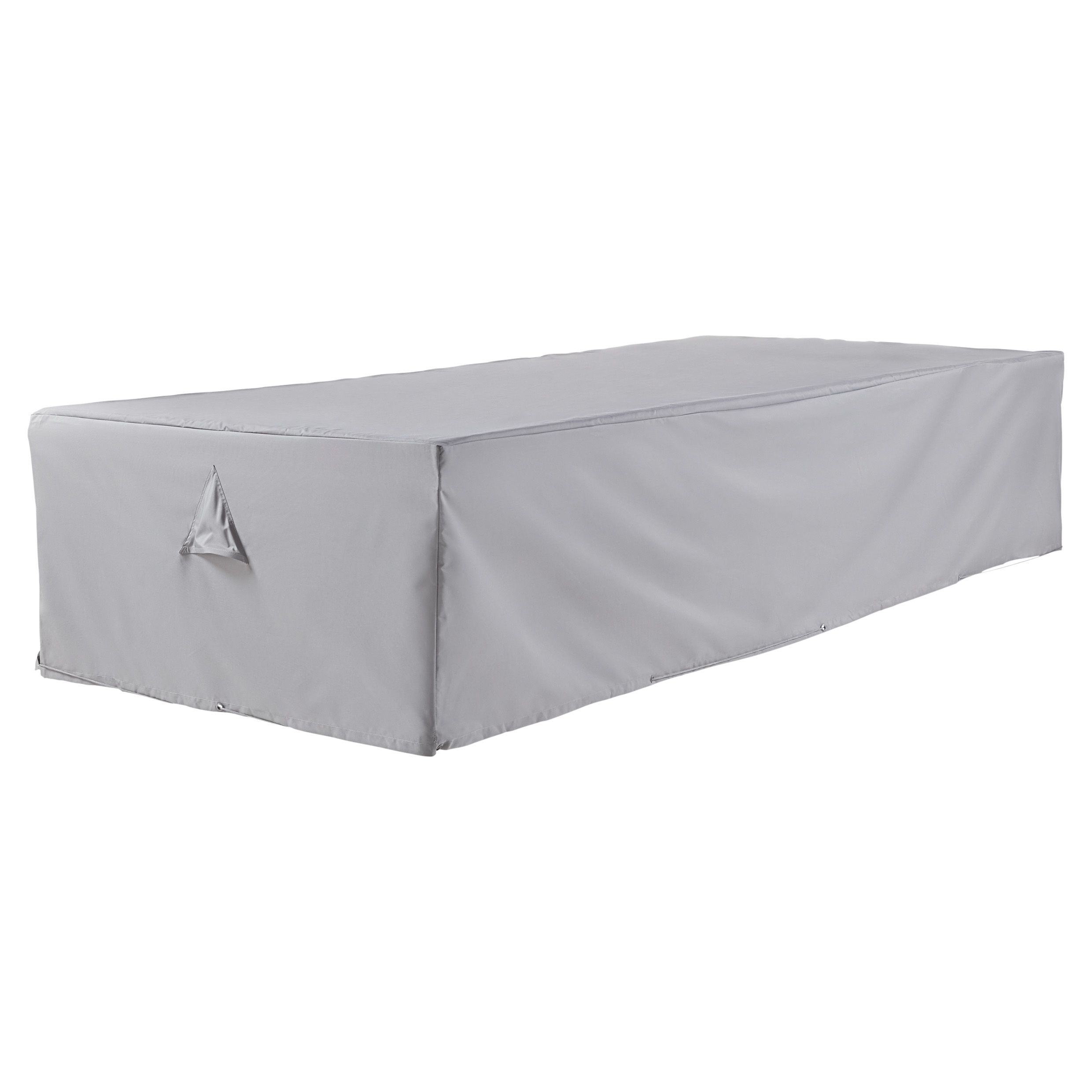 Blooma Grey Rectangular Table cover 60cm(H) 120cm(W) | DIY at B&Q