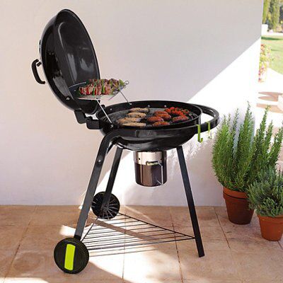 Blooma Halleck Black Charcoal Barbecue | DIY at B&Q