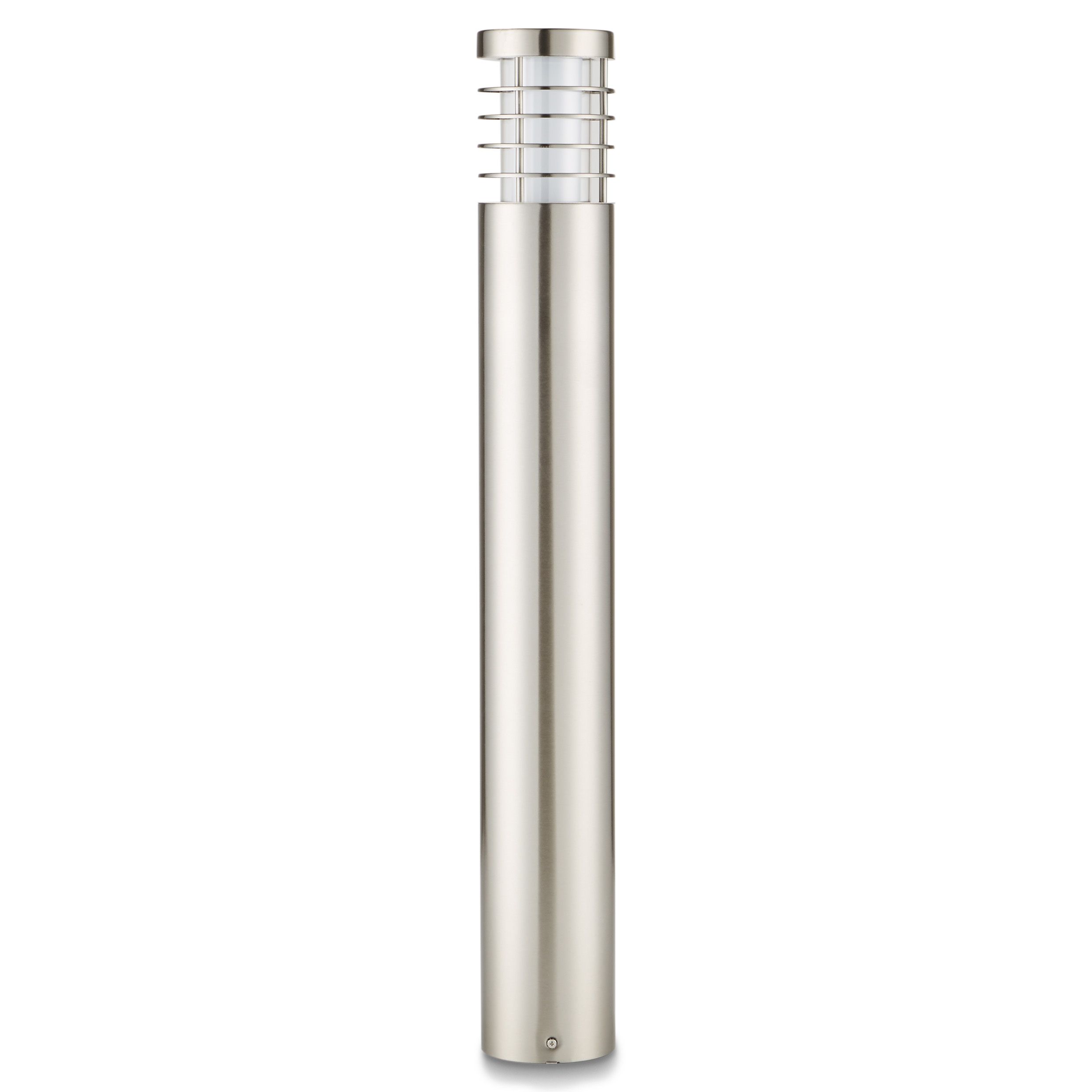 Blooma Hampstead Silver effect Mains-powered 1 lamp LED Post light (H)760mm