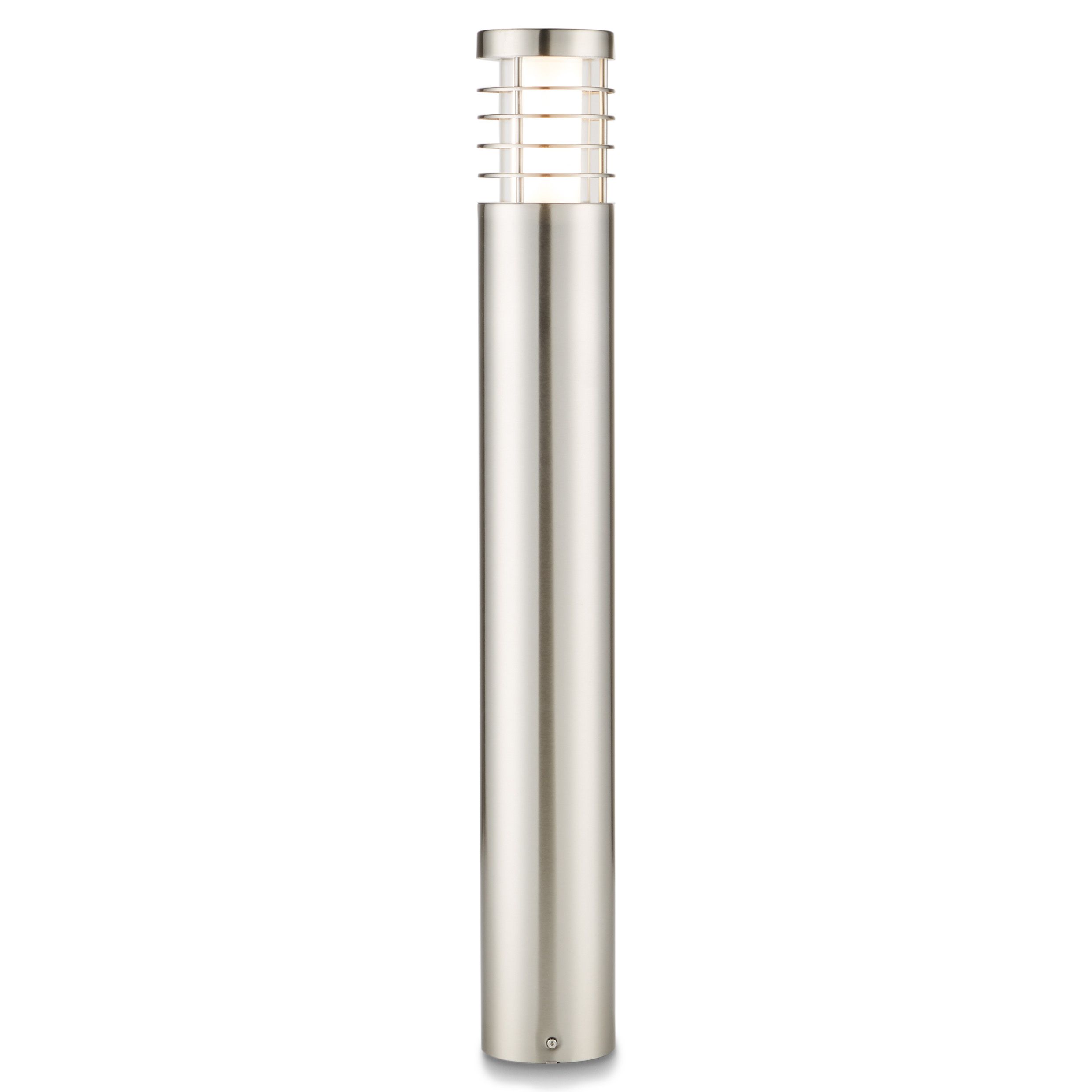 Blooma Hampstead Silver effect Mains-powered 1 lamp LED Post light (H)760mm