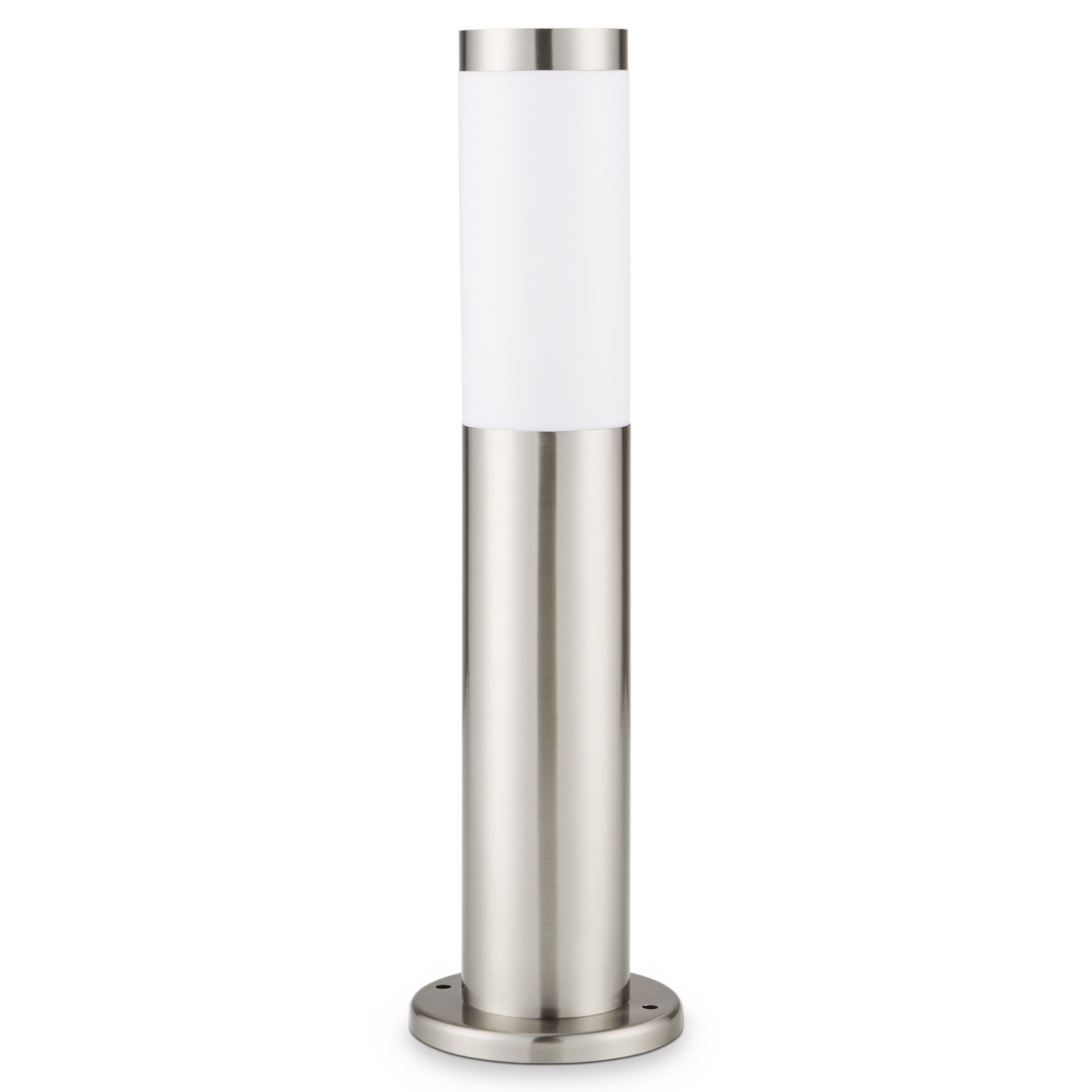 Blooma Hollis Silver effect Mains-powered 1 lamp Halogen Post light (H ...