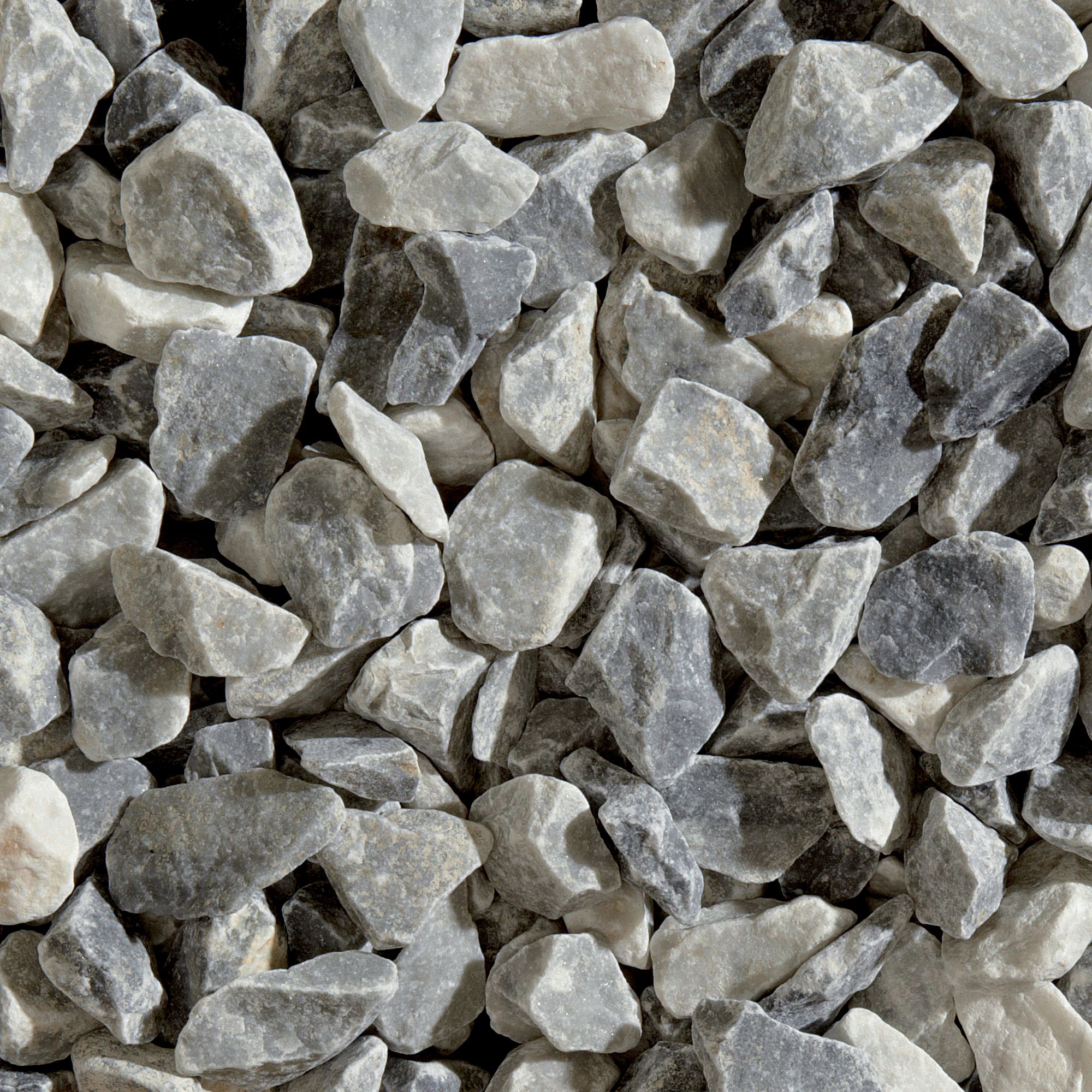 Blooma Ice blue Grey Crushed pebble, 22.5kg | DIY at B&Q