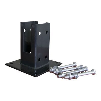 Blooma Lemhi Steel Post base (W)150mm at B&Q