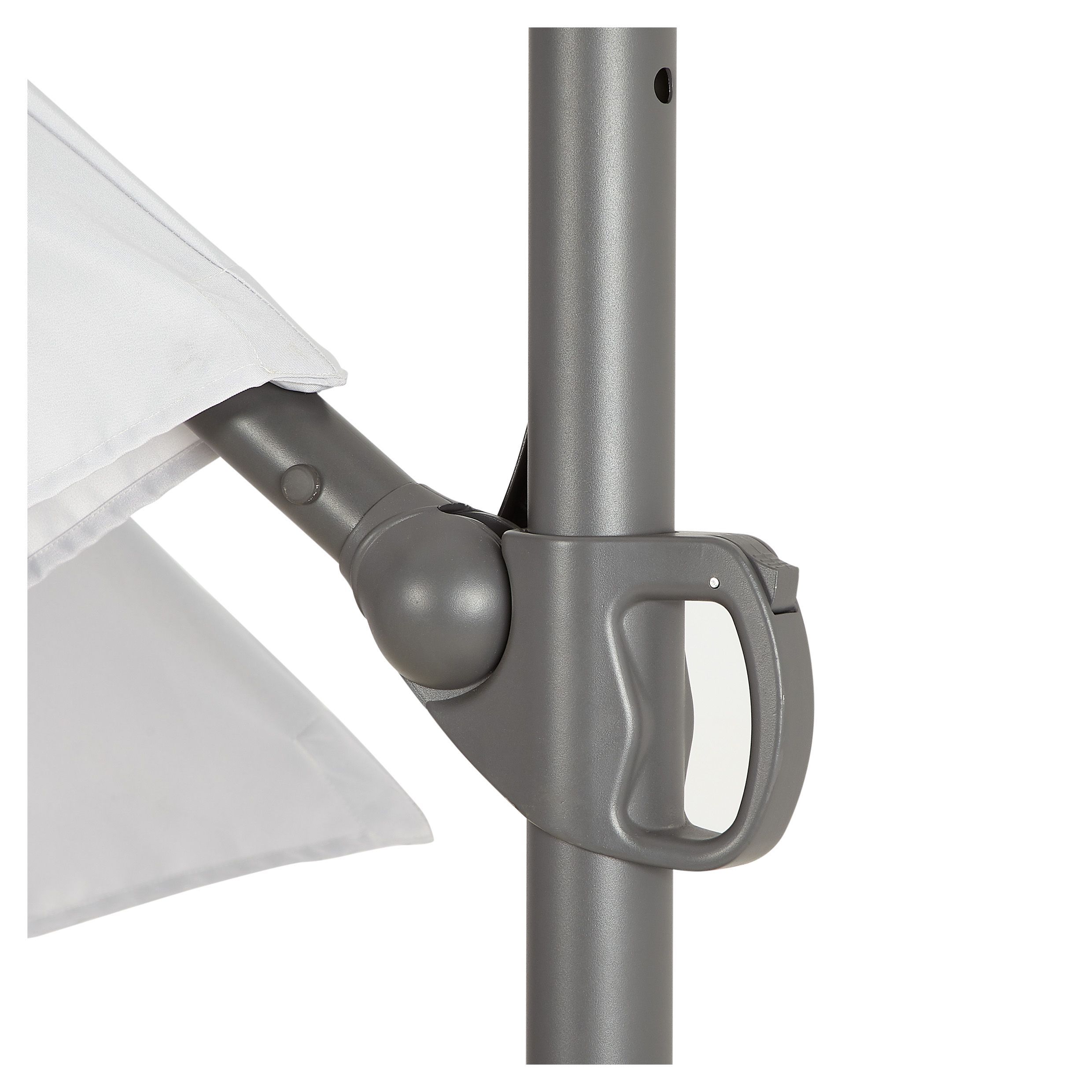 Blooma Mallorca (W) 3.46m (H) 2.55m Light grey Cantilever parasol