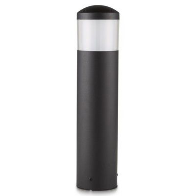 Blooma Nelchina Black Mains-powered 1 lamp LED Post light (H)450mm