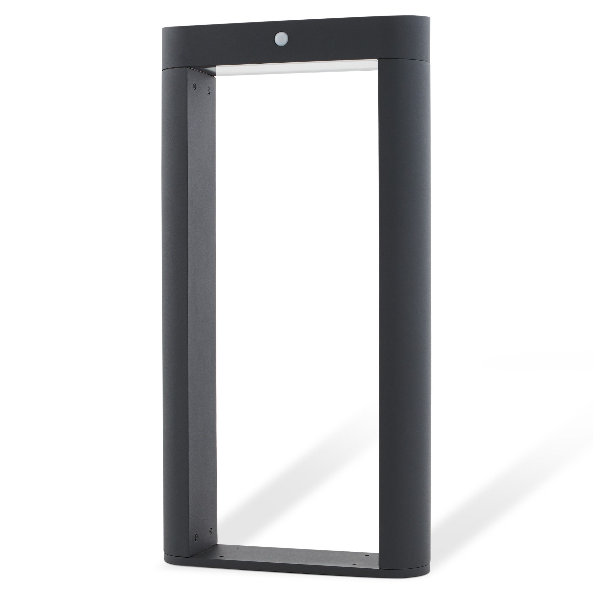 Blooma Noorvik Charcoal Solar-powered LED Post light | DIY at B&Q