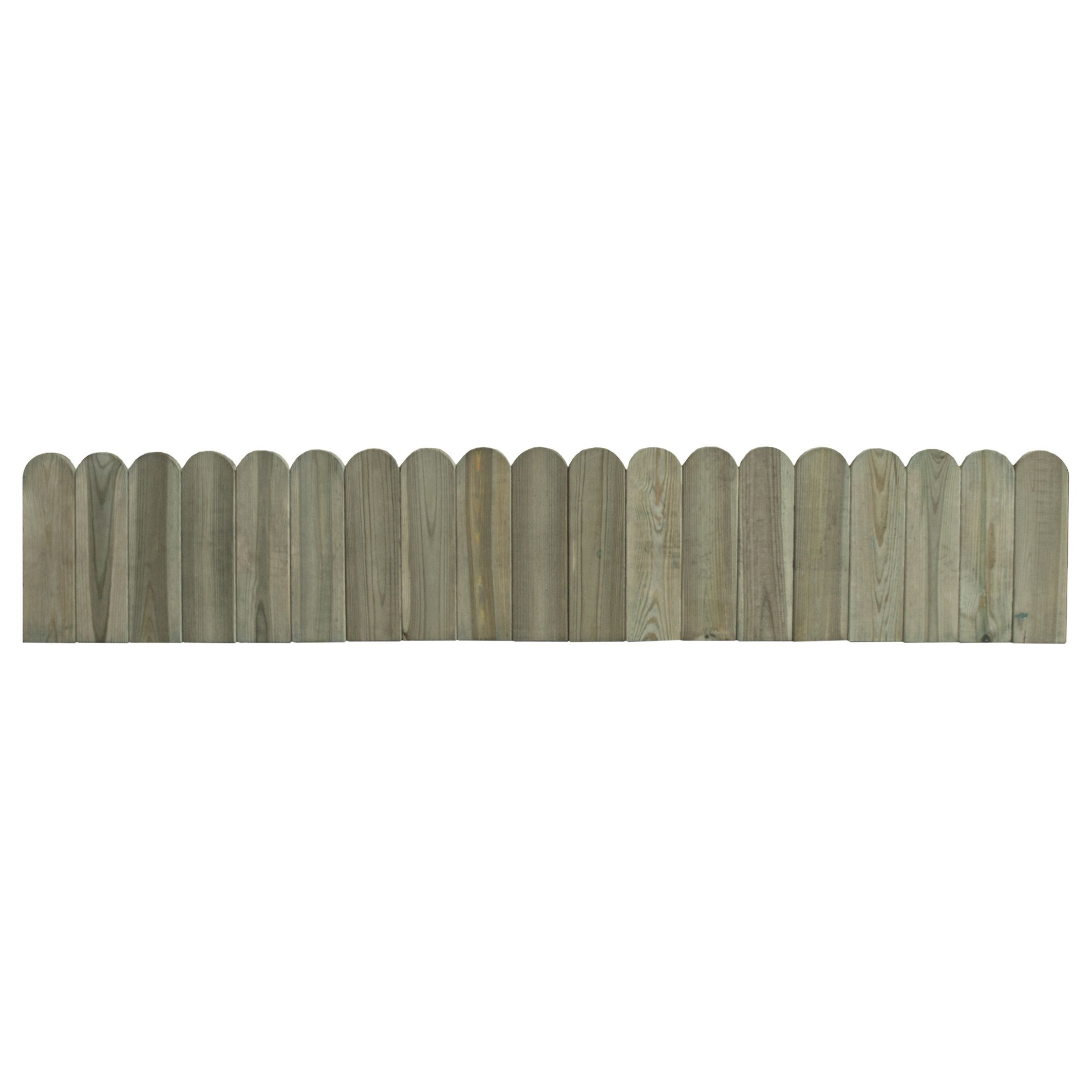 Blooma Pine Lollypop Vertical log edging, (H)150mm (L)1.2m | DIY at B&Q