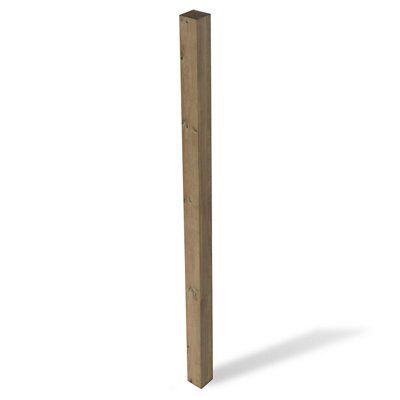 Blooma Pine Unslotted Fence post (H)1.8m (W)90mm | DIY at B&Q