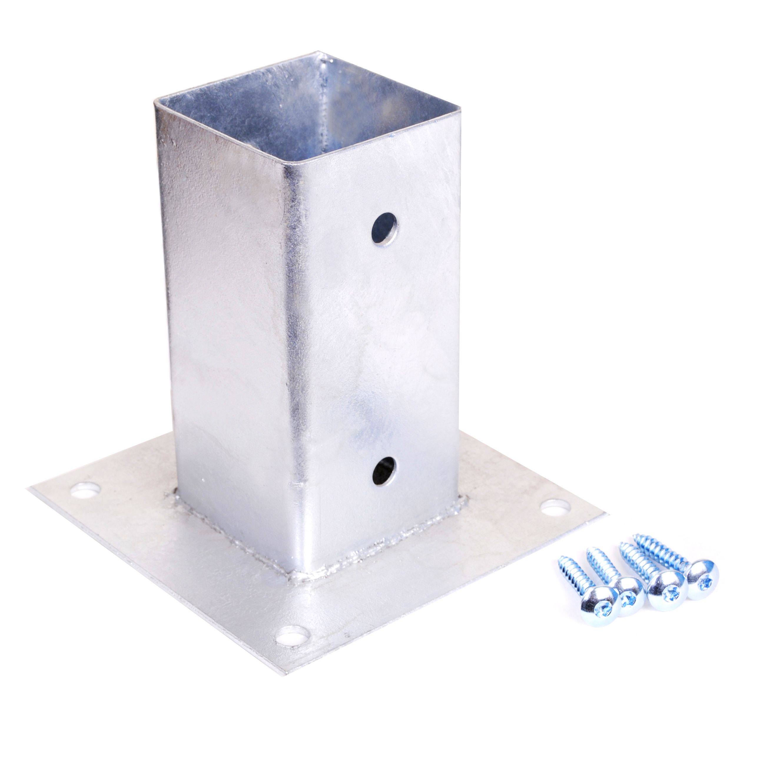 Blooma Plate Steel Post support (L)70mm (W)70mm