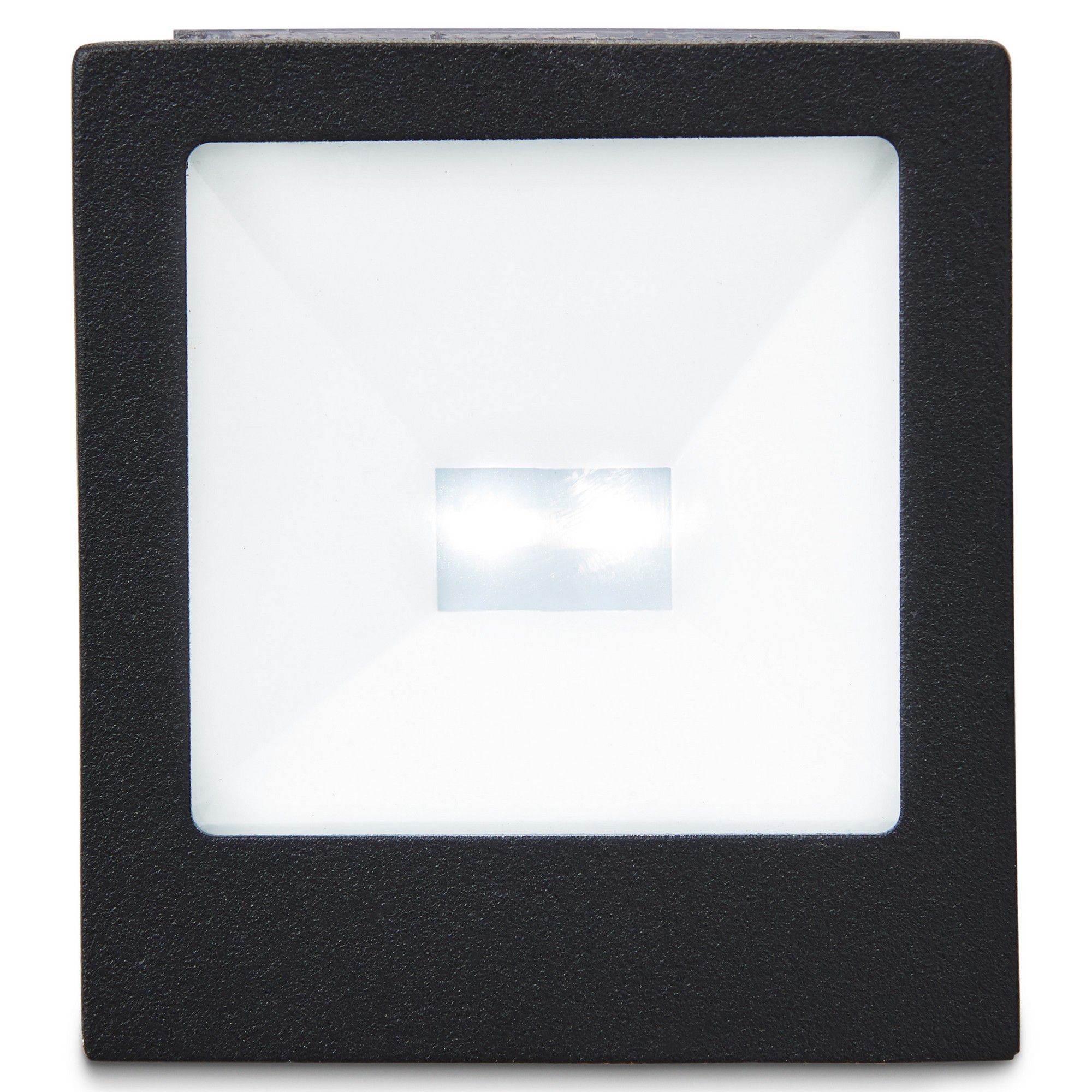 Blooma Plevna Black Solar-powered LED Outdoor Brick Wall light | DIY at B&Q