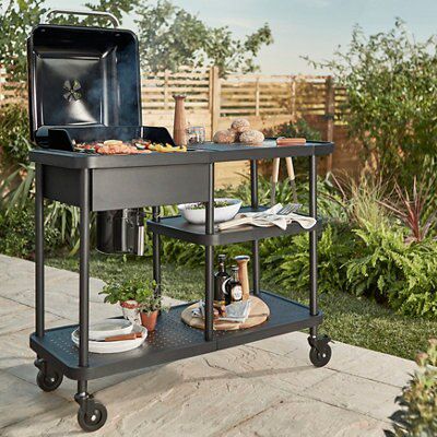 Blooma Rockwell 220 Black Charcoal Barbecue | DIY at B&Q